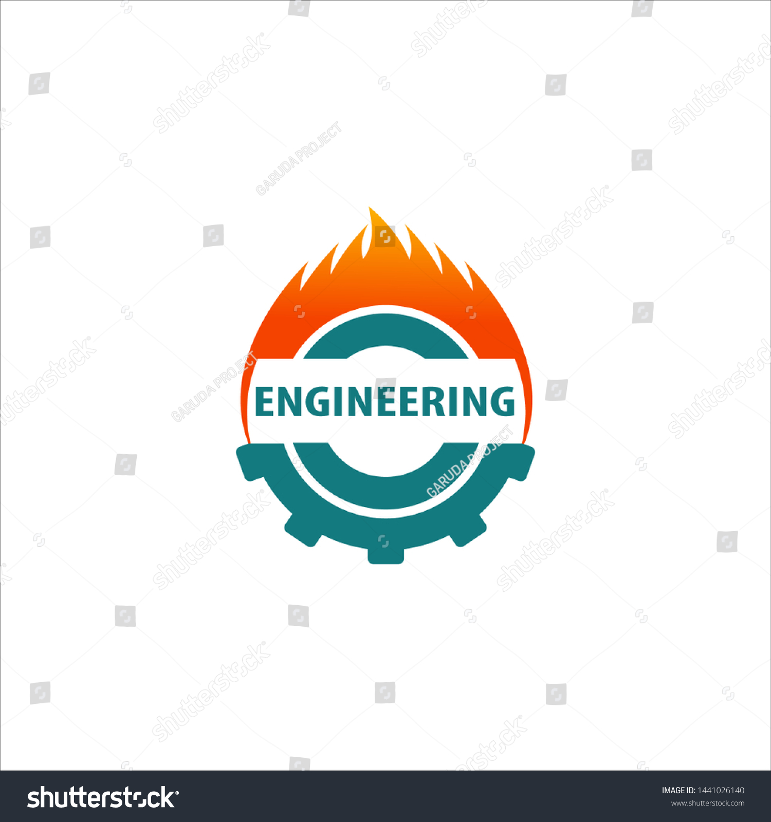 Machine Logo Fire On Stock Vector (Royalty Free) 1441026140 | Shutterstock