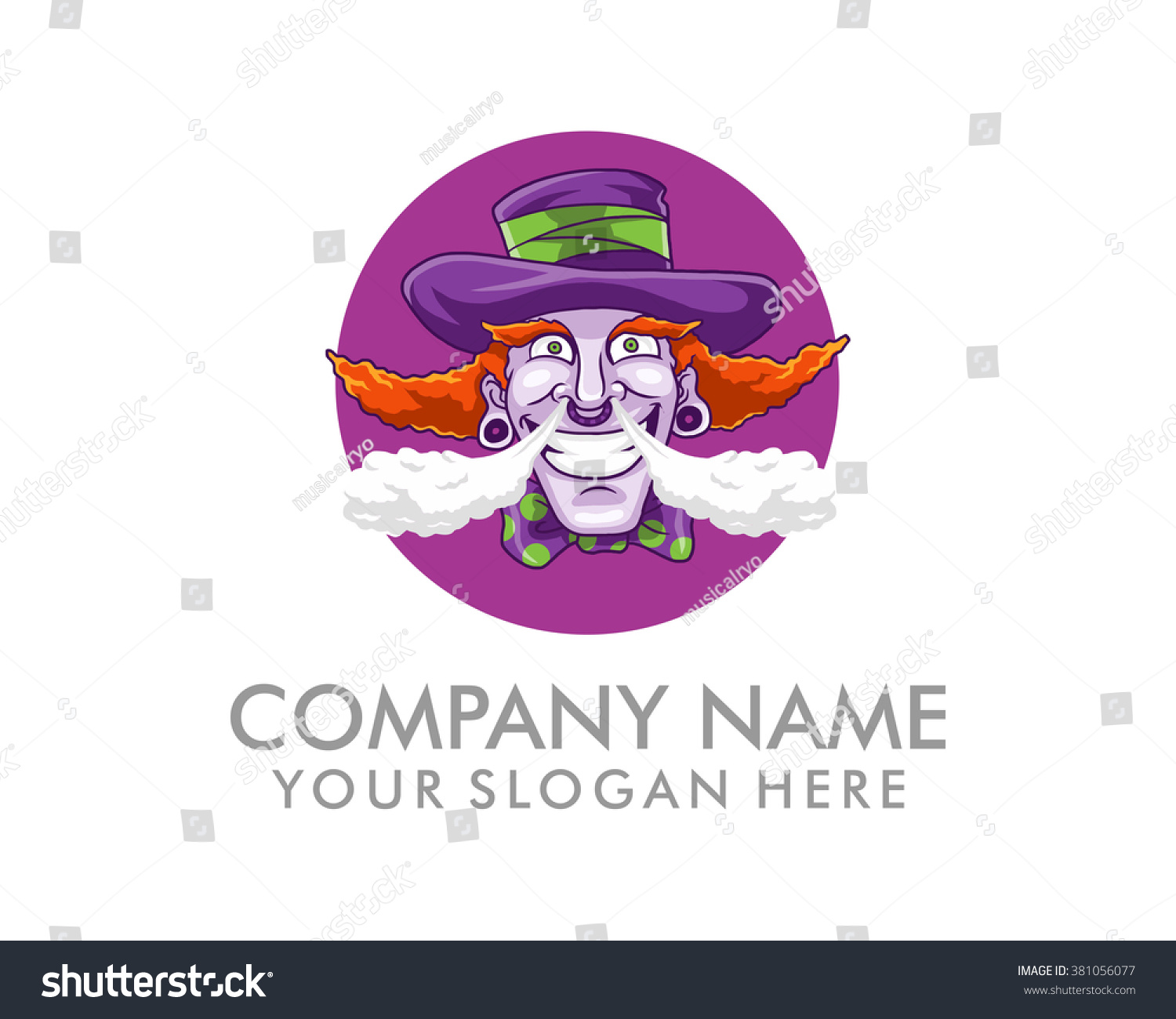 Mad Hatter Image Stock Vector 381056077 : Shutterstock