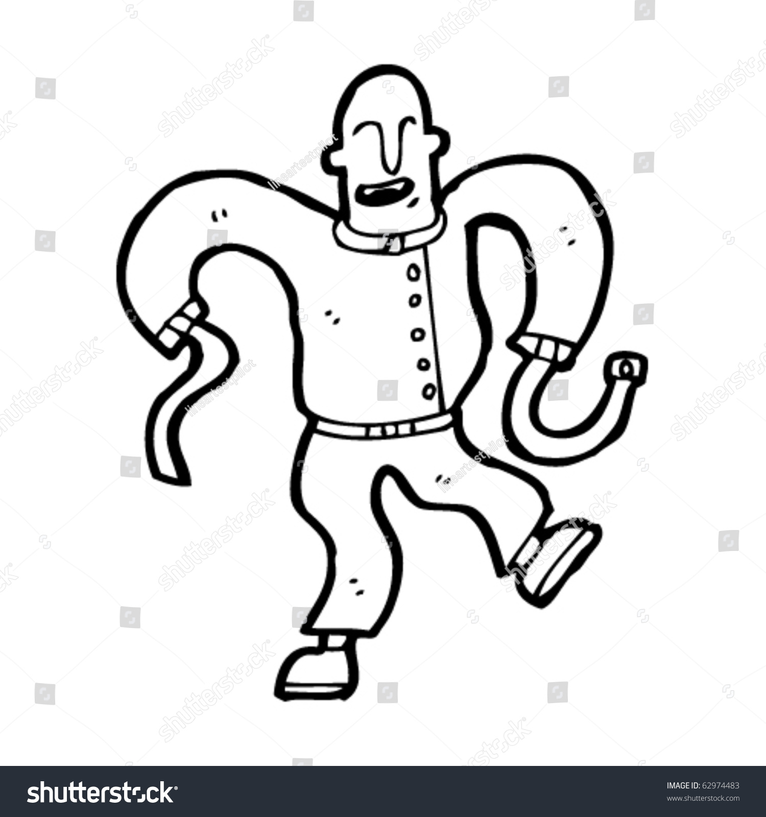 Mad Man Cartoon Stock Vector (Royalty Free) 62974483 | Shutterstock