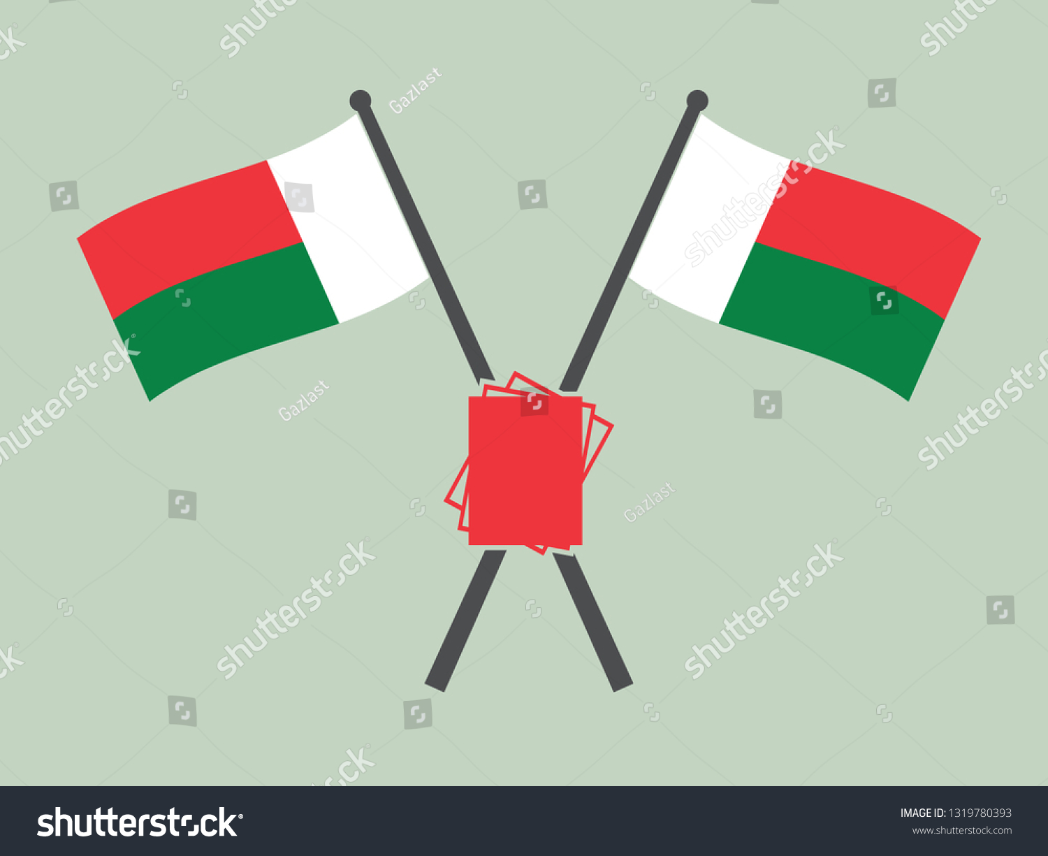Madagascar Emblem Paper Stock Vector (Royalty Free) 1319780393 ...