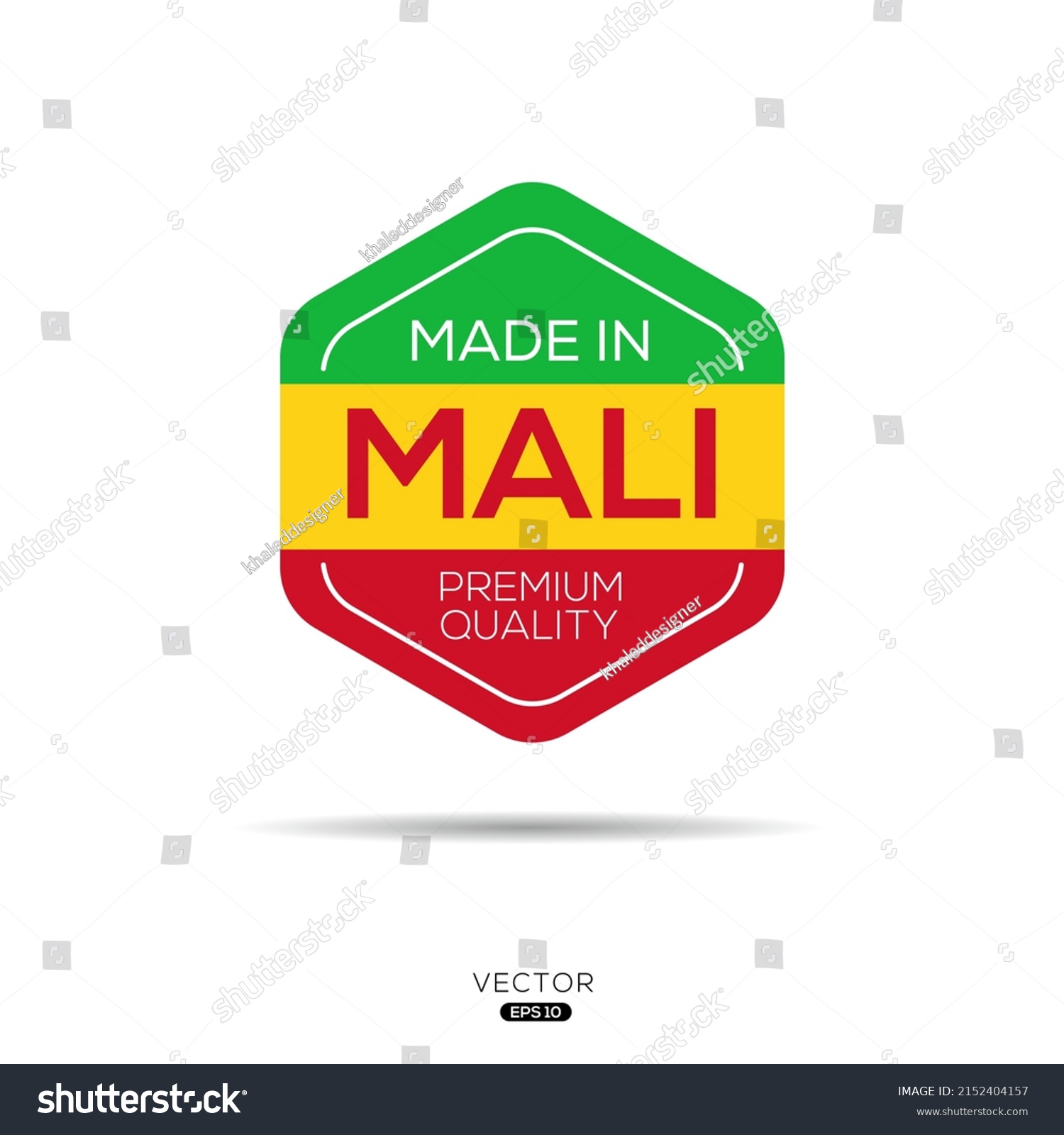 Made Mali Vector Illustration Stock Vector (Royalty Free) 2152404157 ...