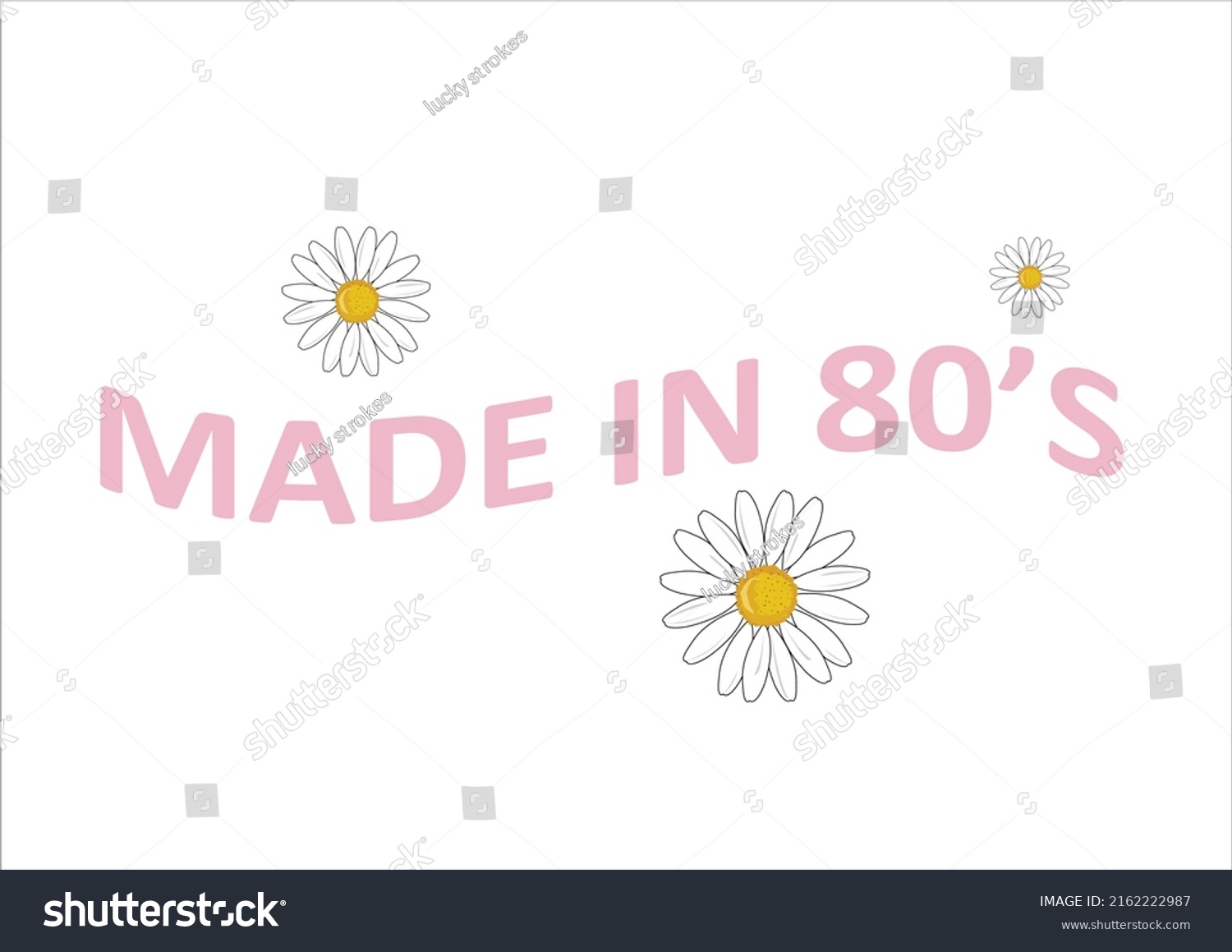 Made 80s Pink Vector Stock Vector (Royalty Free) 2162222987 | Shutterstock