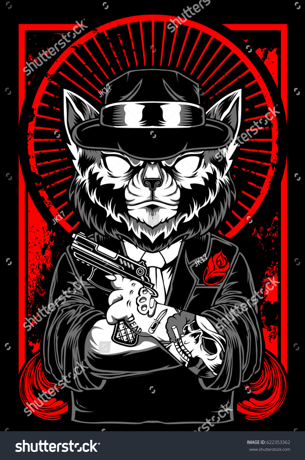 633 Cartoon cat guns Images, Stock Photos & Vectors | Shutterstock