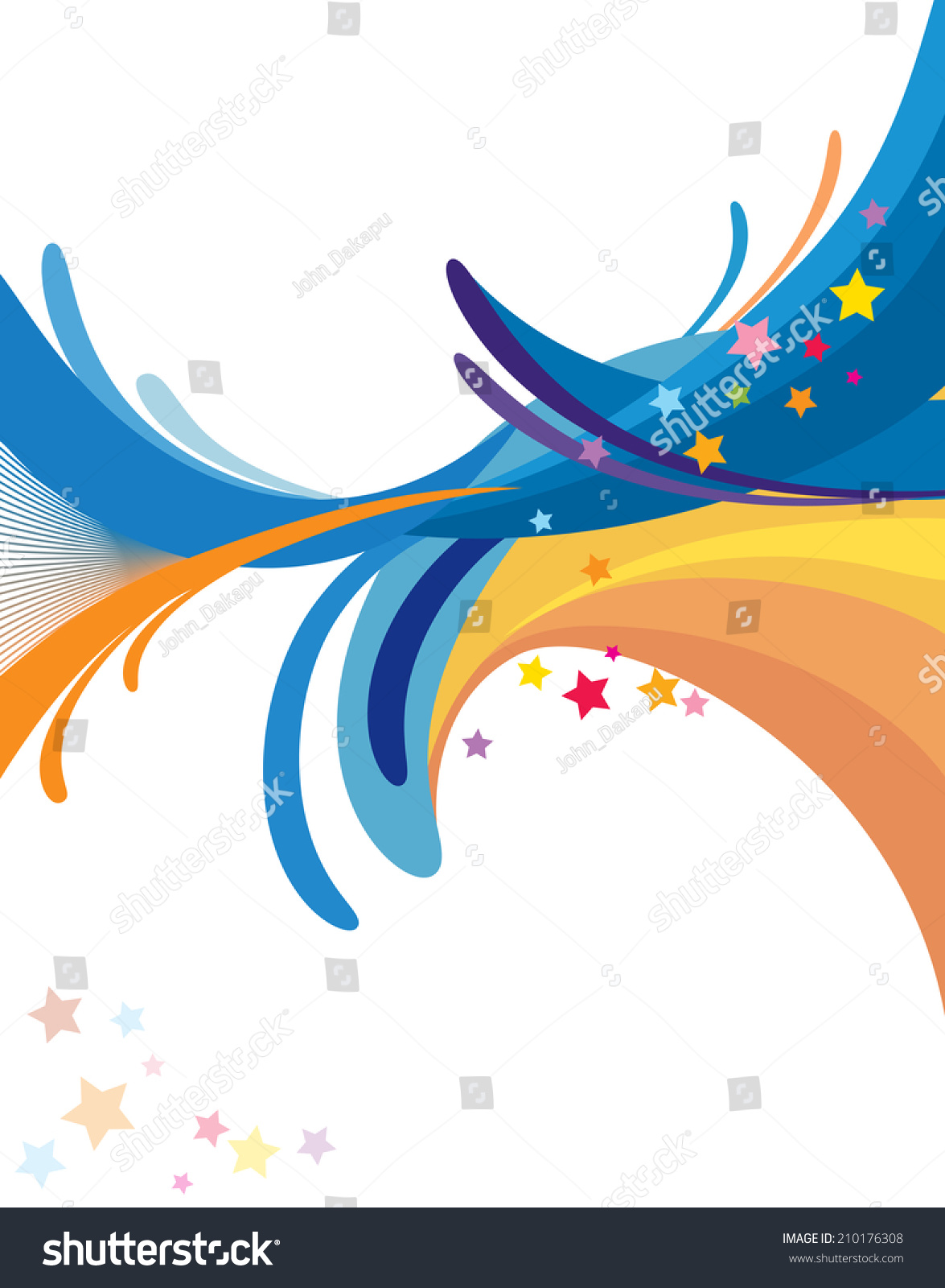 Magazine Cover Design Layout Template Abstract Stock Vector (Royalty ...