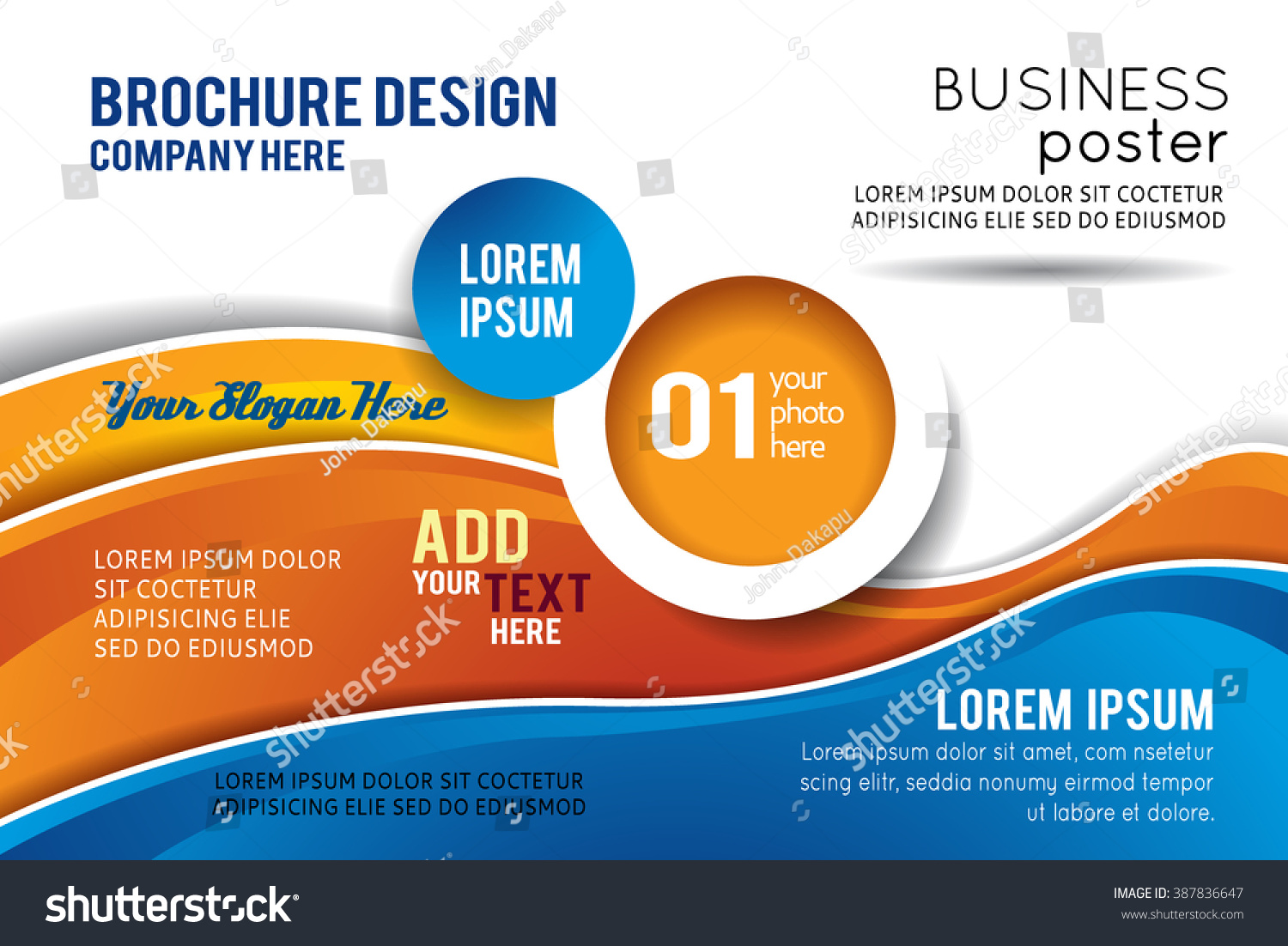 Magazine Cover Design Layout Template Abstract Stock Vector (Royalty ...
