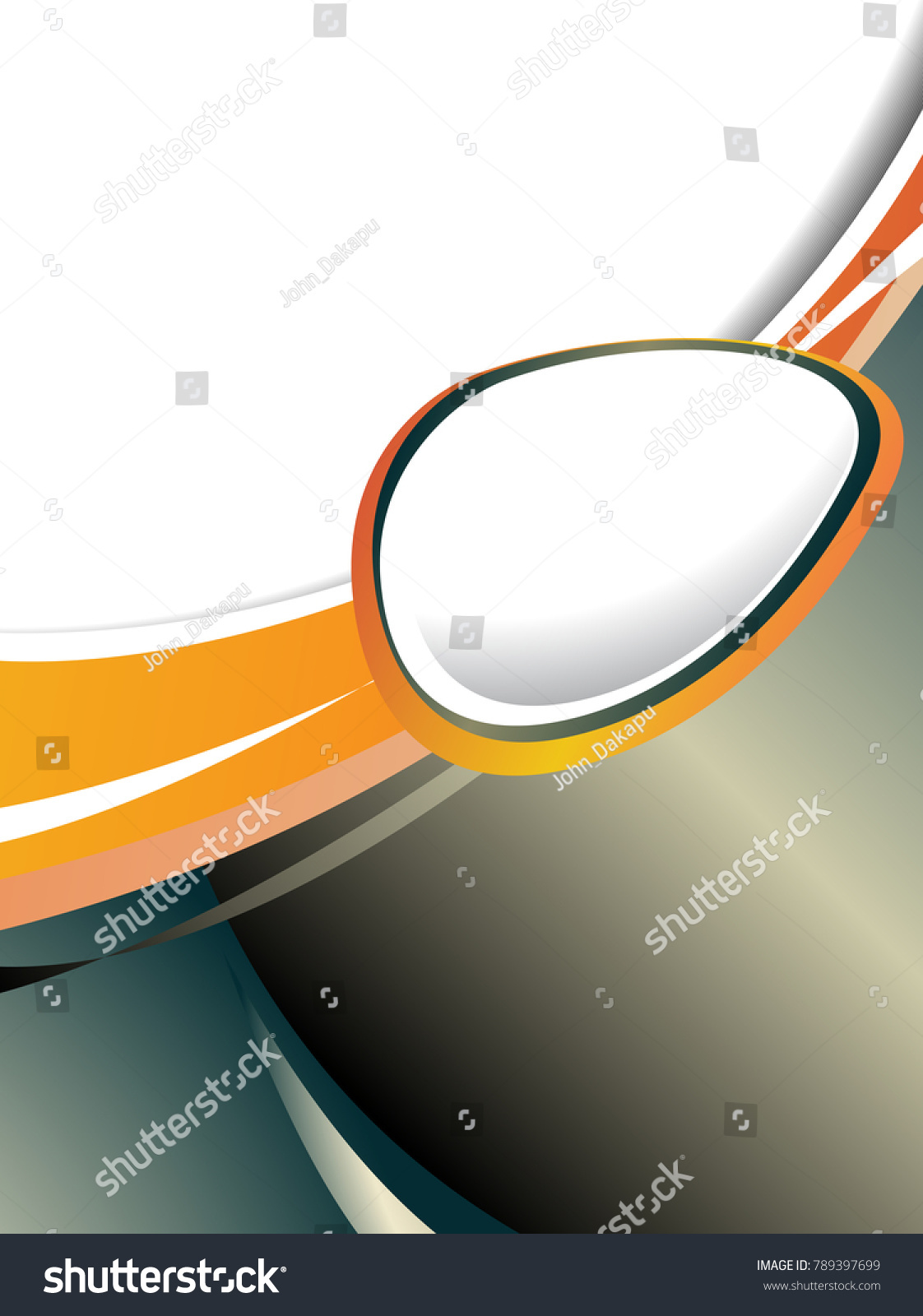 Magazine Cover Design Layout Template Abstract Stock Vector (Royalty ...