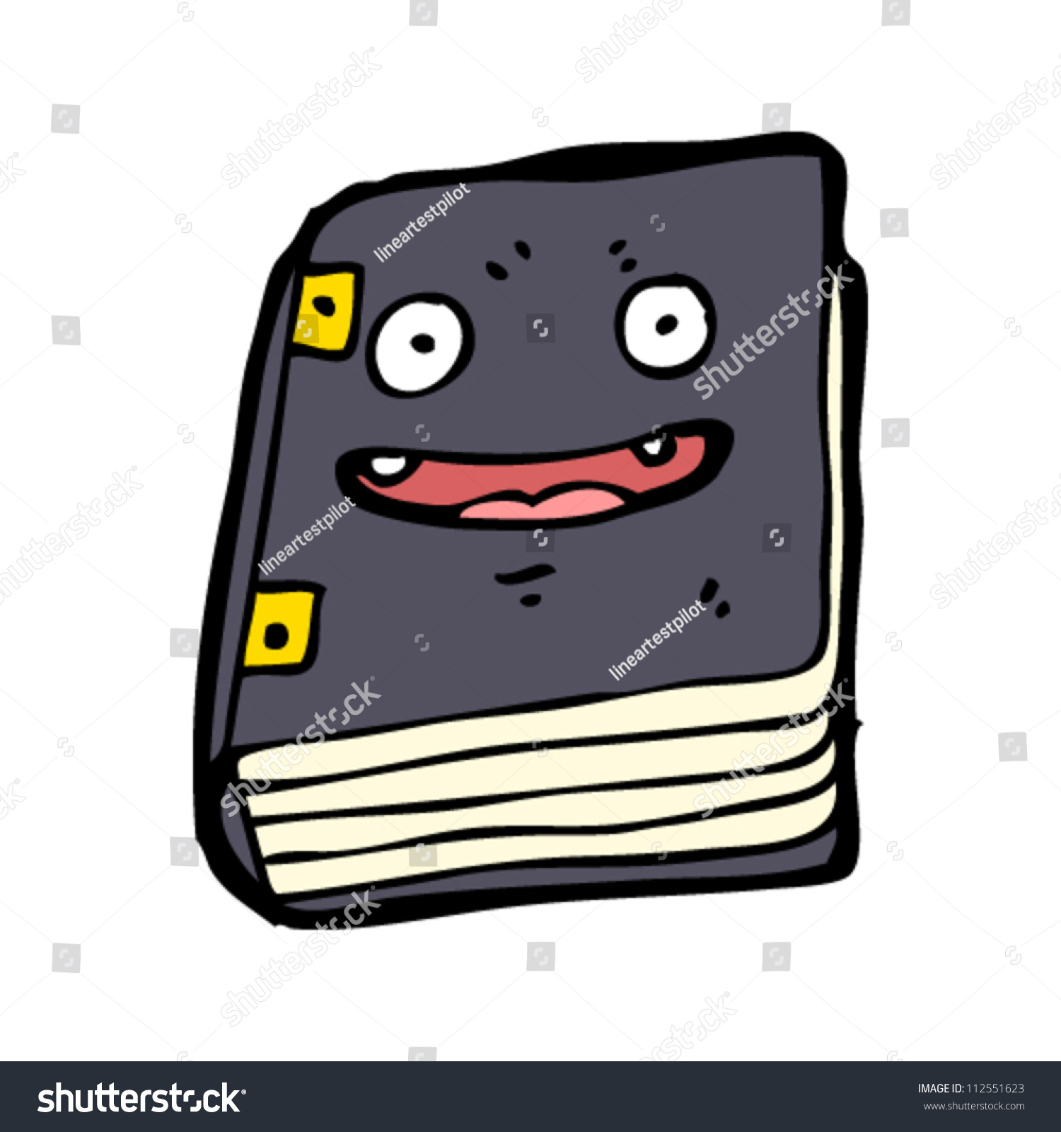 Magic Book Cartoon Stock Vector (Royalty Free) 112551623