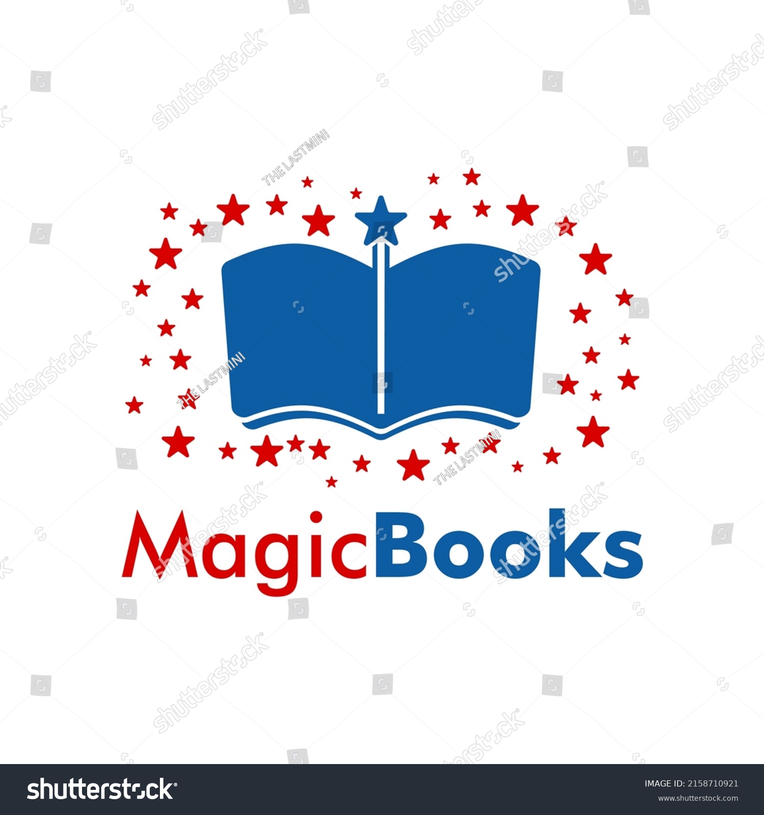 Magic Books Logo Design Icon Vector Stock Vector (Royalty Free ...