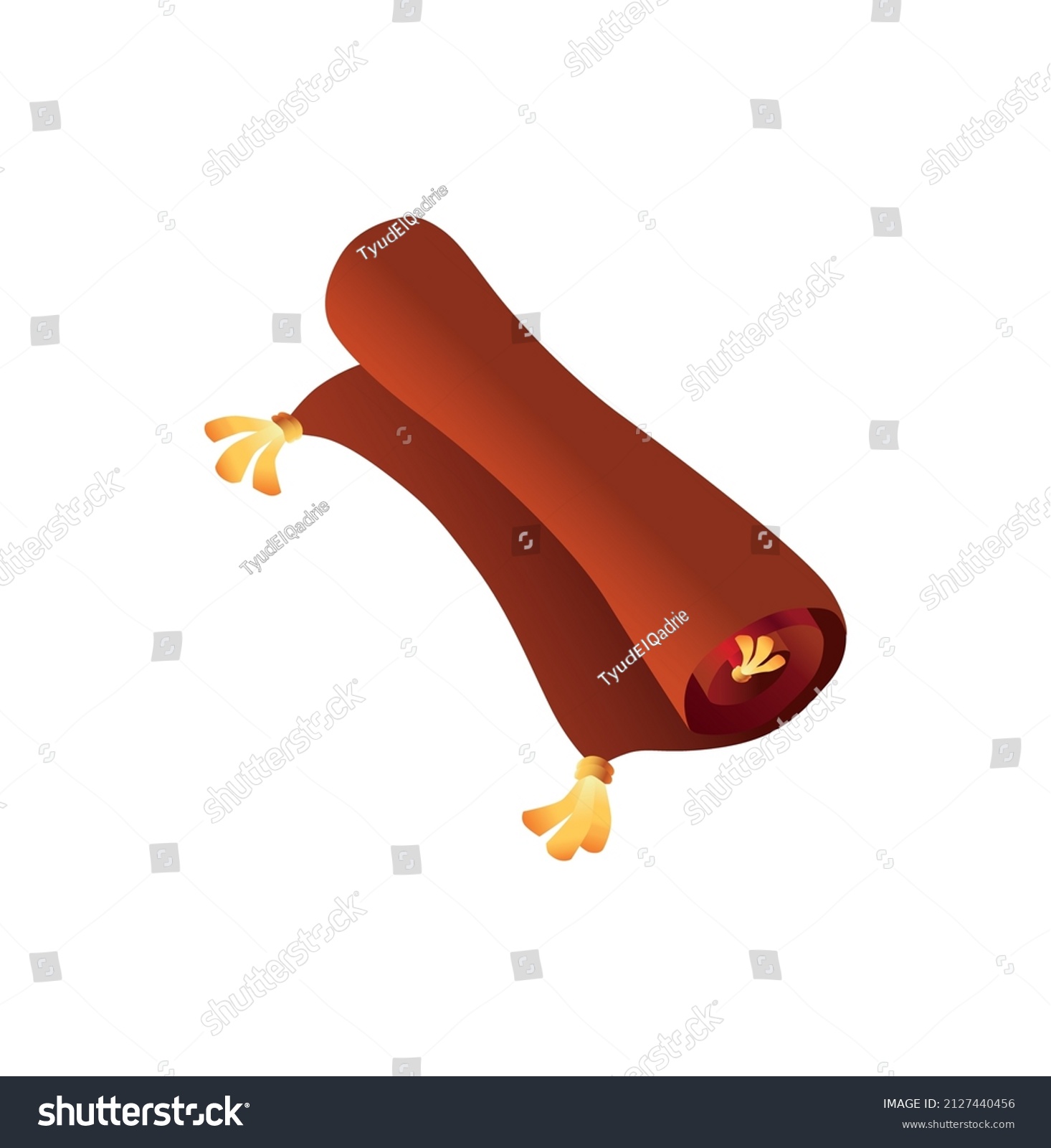 Magic Carpet Vector Illustration White Background Stock Vector (Royalty ...