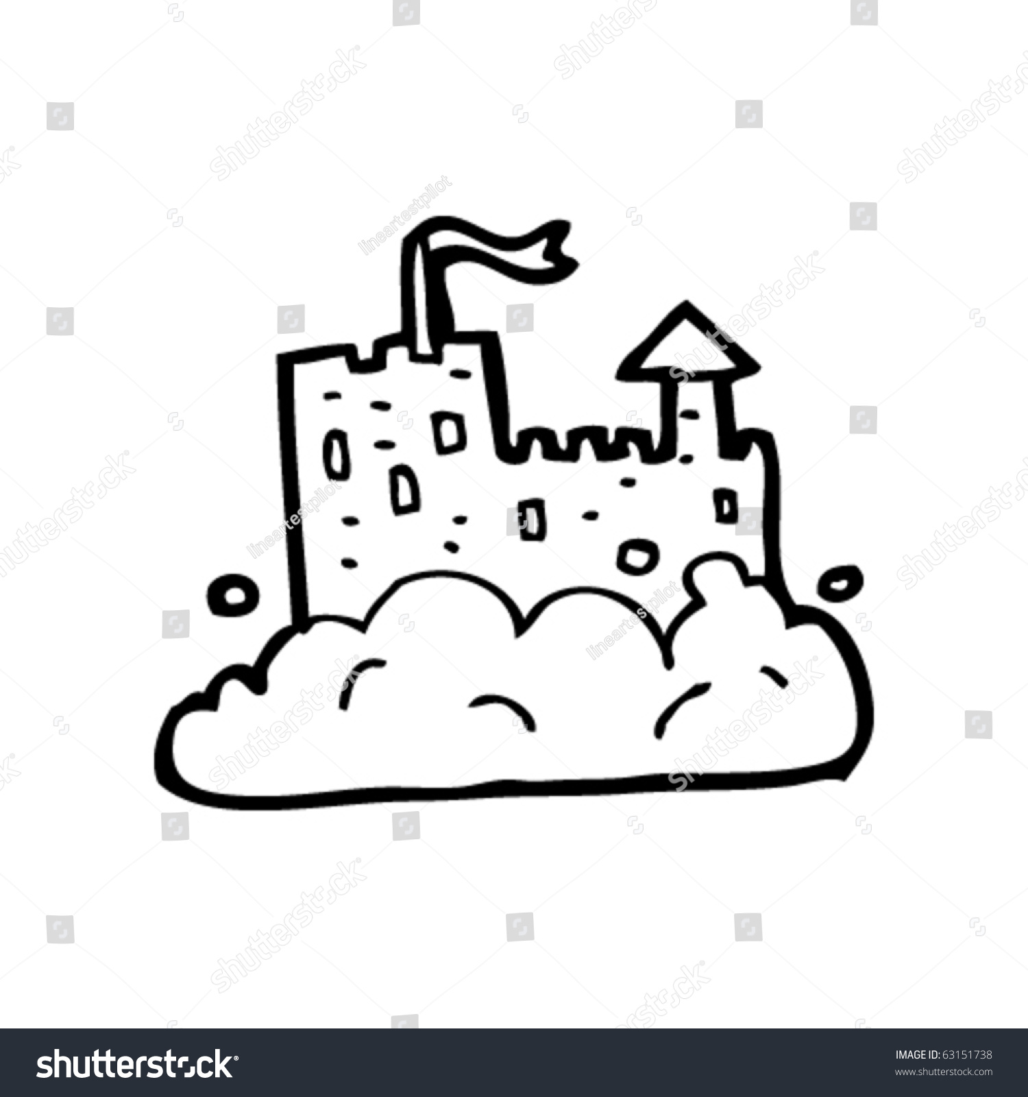 Magic Castle Cartoon Stock Vector (Royalty Free) 63151738 | Shutterstock