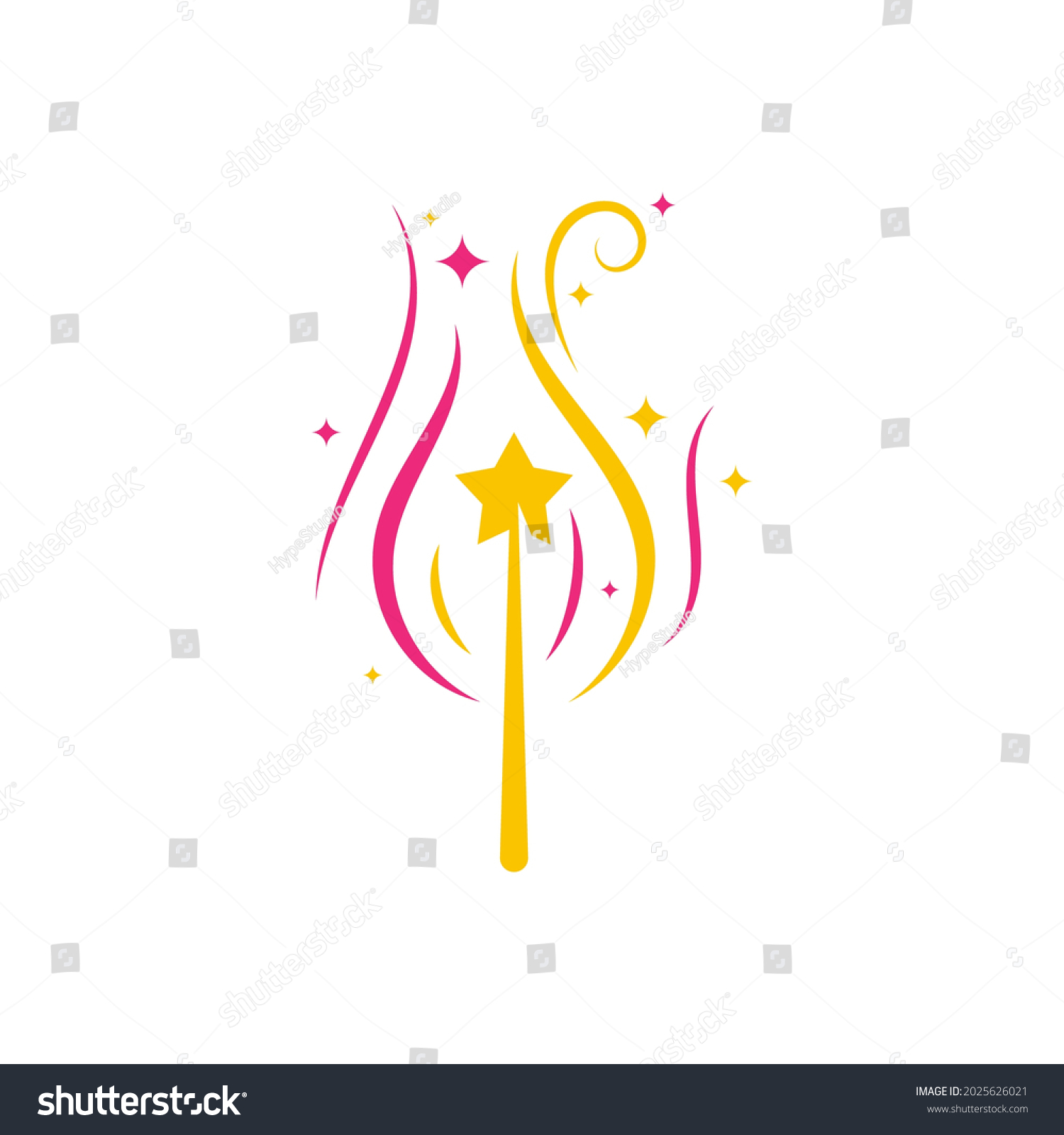 Magic Element Vector Icon Illustration Design Stock Vector (Royalty ...