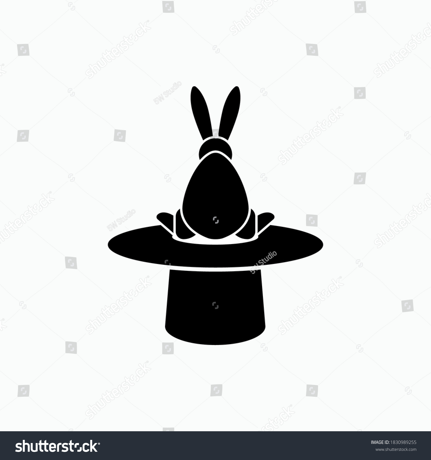 Magic Icon Trick Symbol Vector Stock Vector (Royalty Free) 1830989255 ...