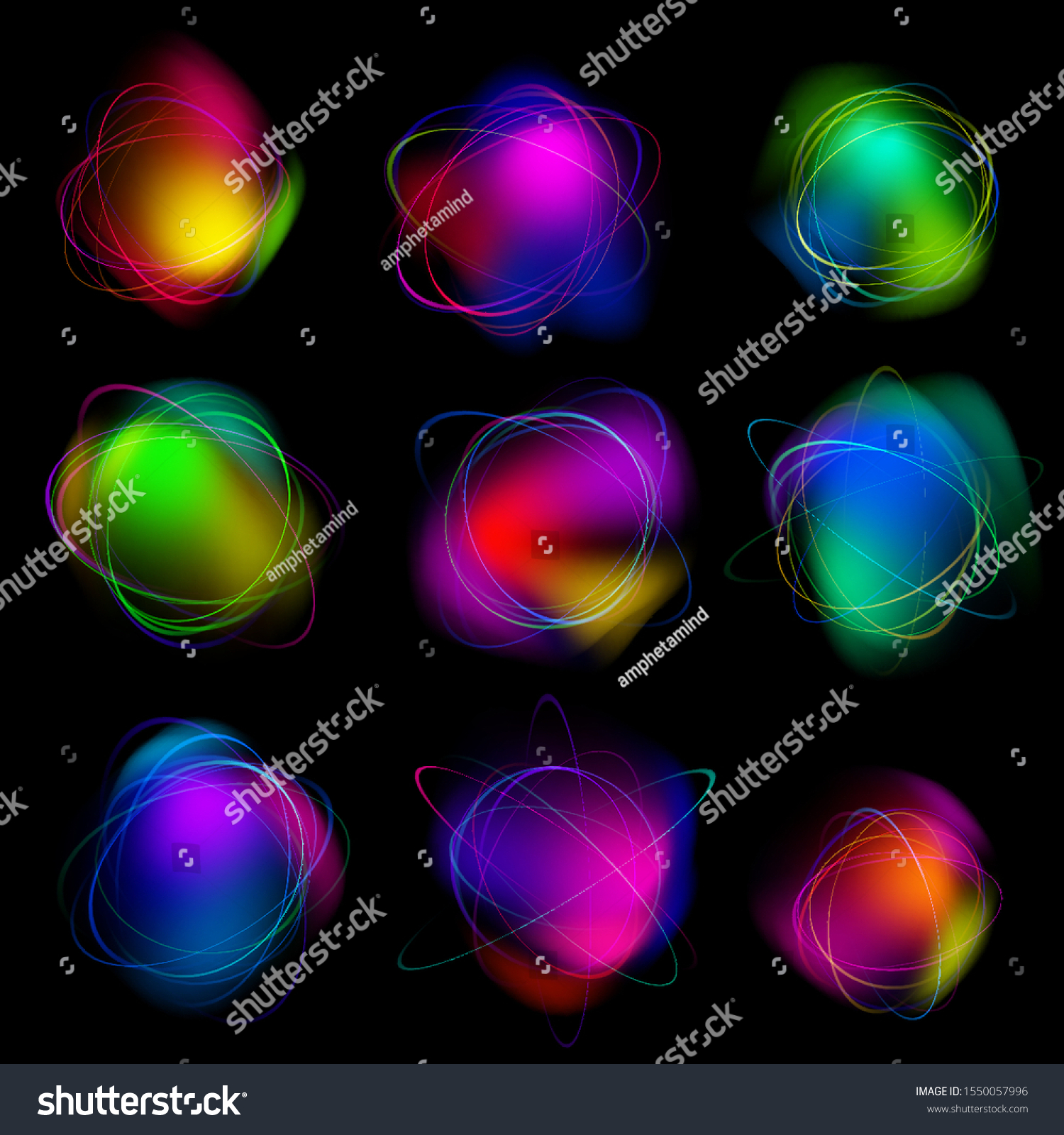 Magic Light Effects Illustration Isolated On Stock Vector (Royalty Free ...