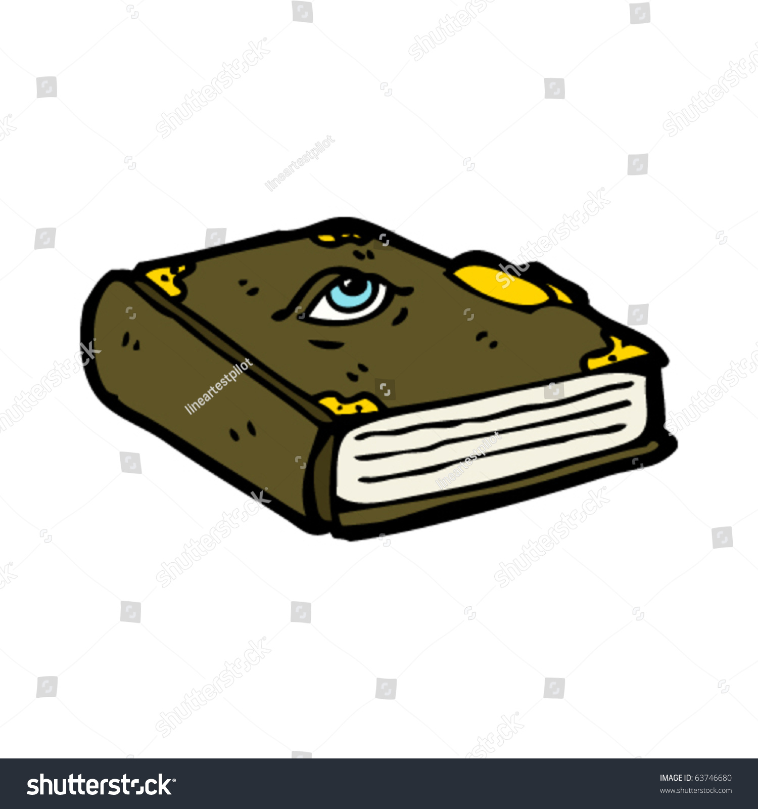 Magic Spell Book Cartoon Stock Vector (Royalty Free) 63746680