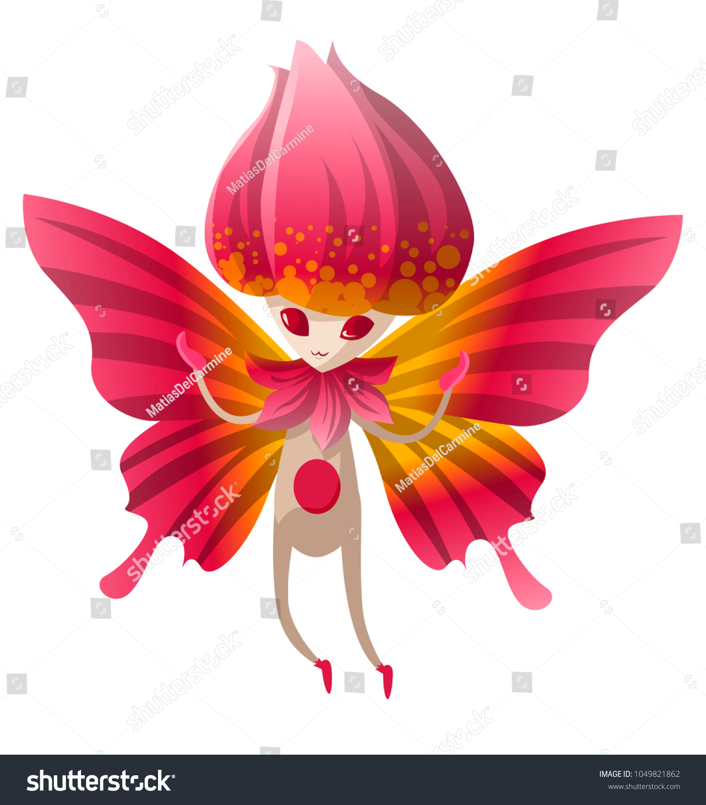 Magical Rose Creature Stock Vector (Royalty Free) 1049821862 | Shutterstock