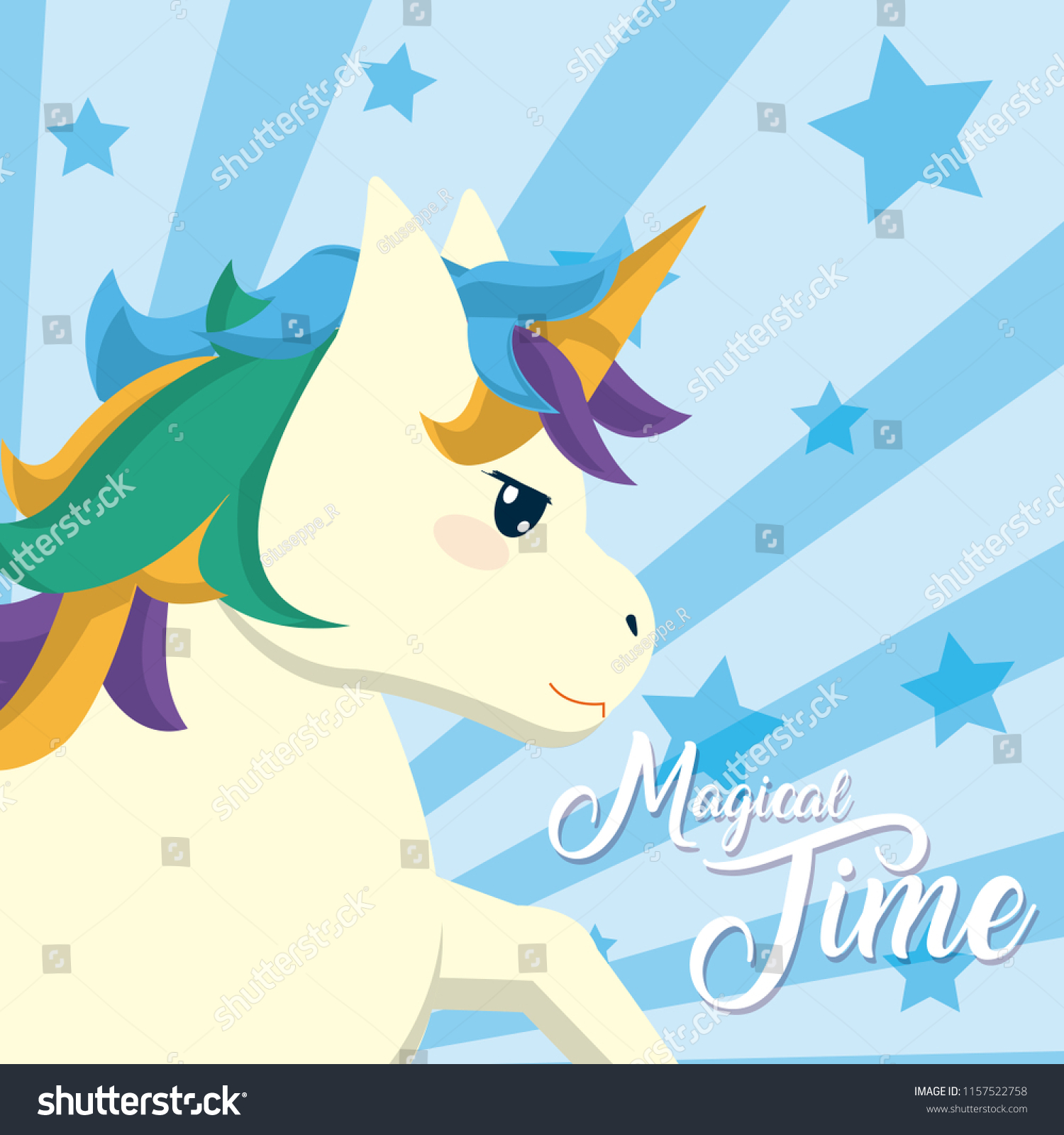 Magical Time Cartoons Stock Vector (Royalty Free) 1157522758
