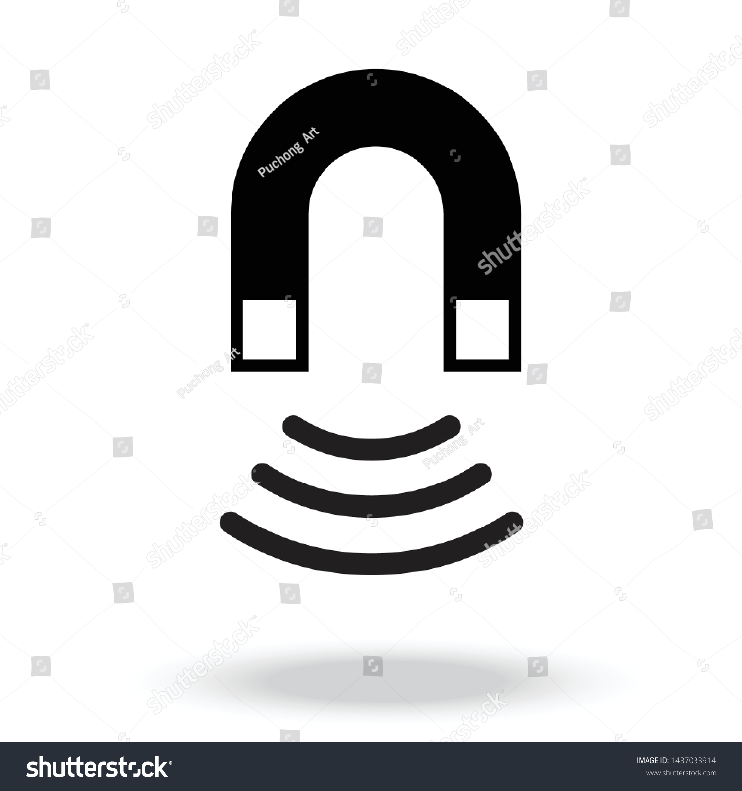 Magnet Icon Vector Vector Illustration Stock Vector (Royalty Free ...