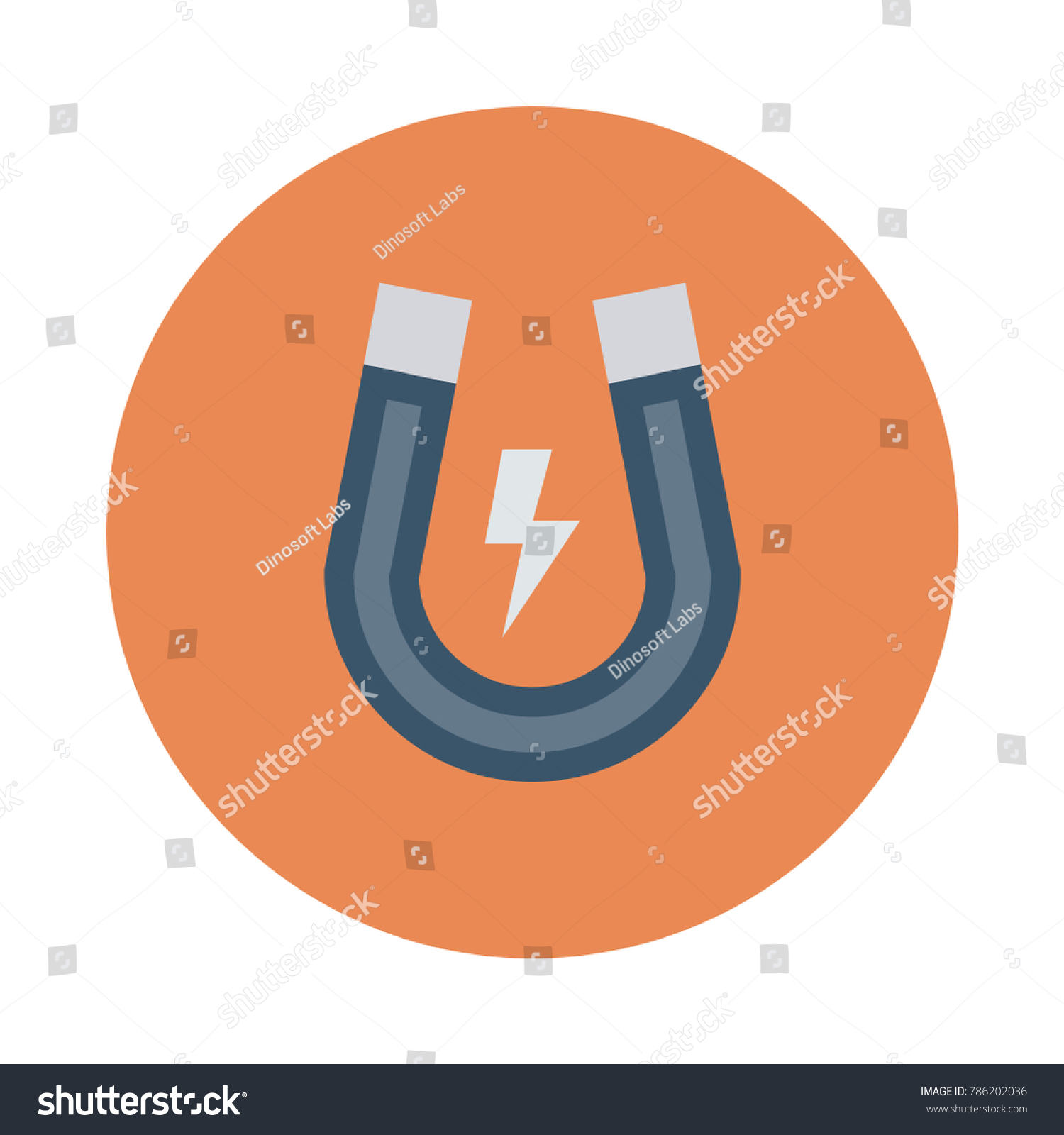 Magnet Science Technology Stock Vector (Royalty Free) 786202036