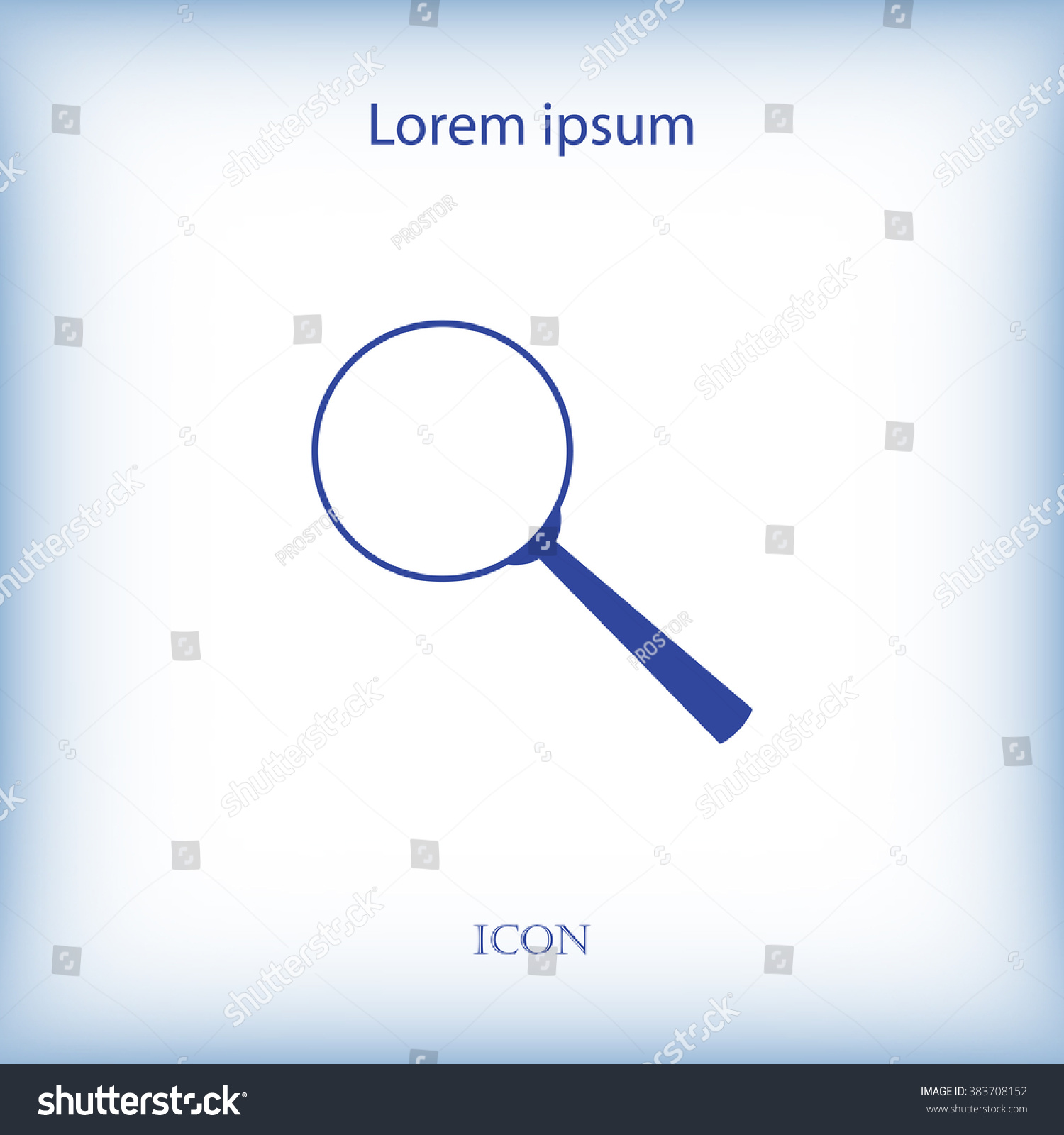 Magnify Icon Lupe Vector Illustration Stock Vector (Royalty Free ...