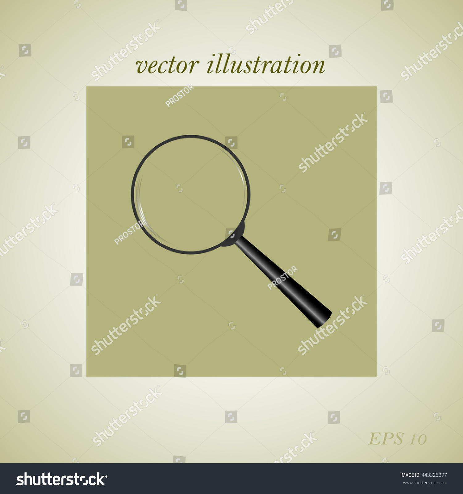Magnify Icon Lupe Vector Illustration Stock Vector (Royalty Free ...