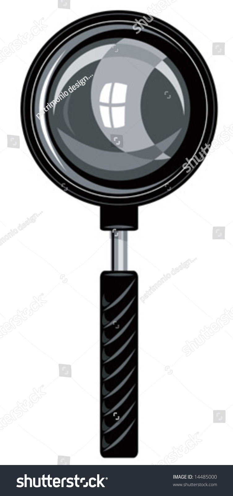 Magnifying Glass Stock Vector (Royalty Free) 14485000 | Shutterstock
