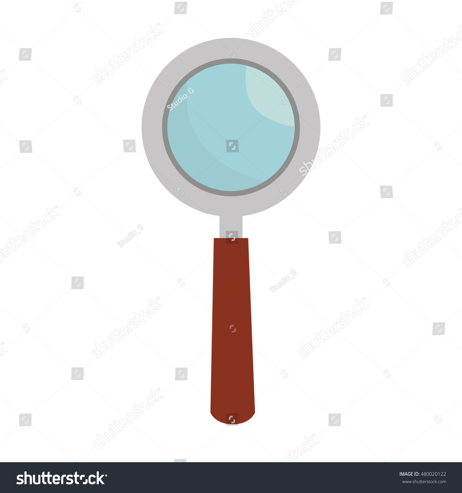 Magnifying Glass Tool Stock Vector (Royalty Free) 480020122 | Shutterstock