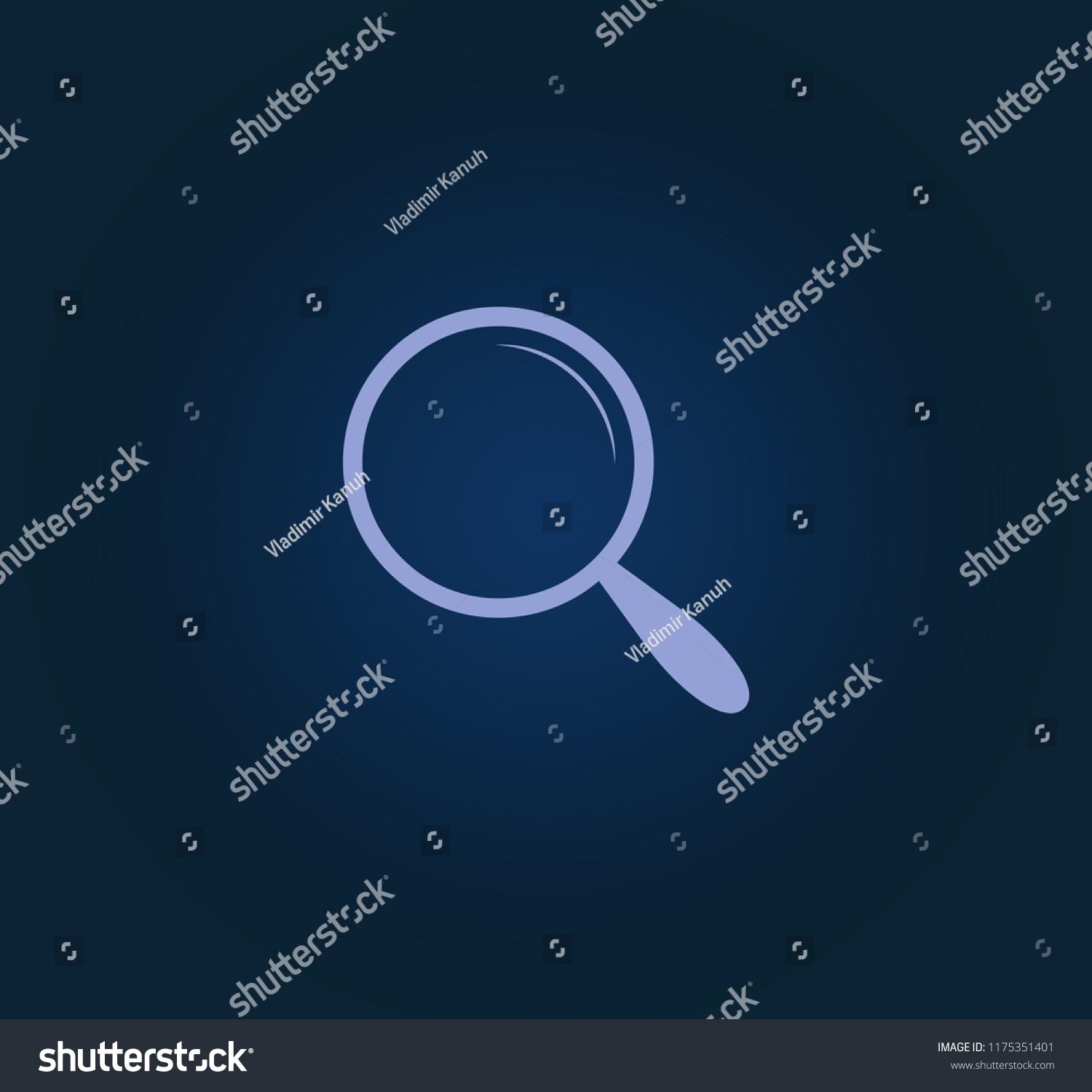 Magnifying Glass Vector Stock Vector (Royalty Free) 1175351401
