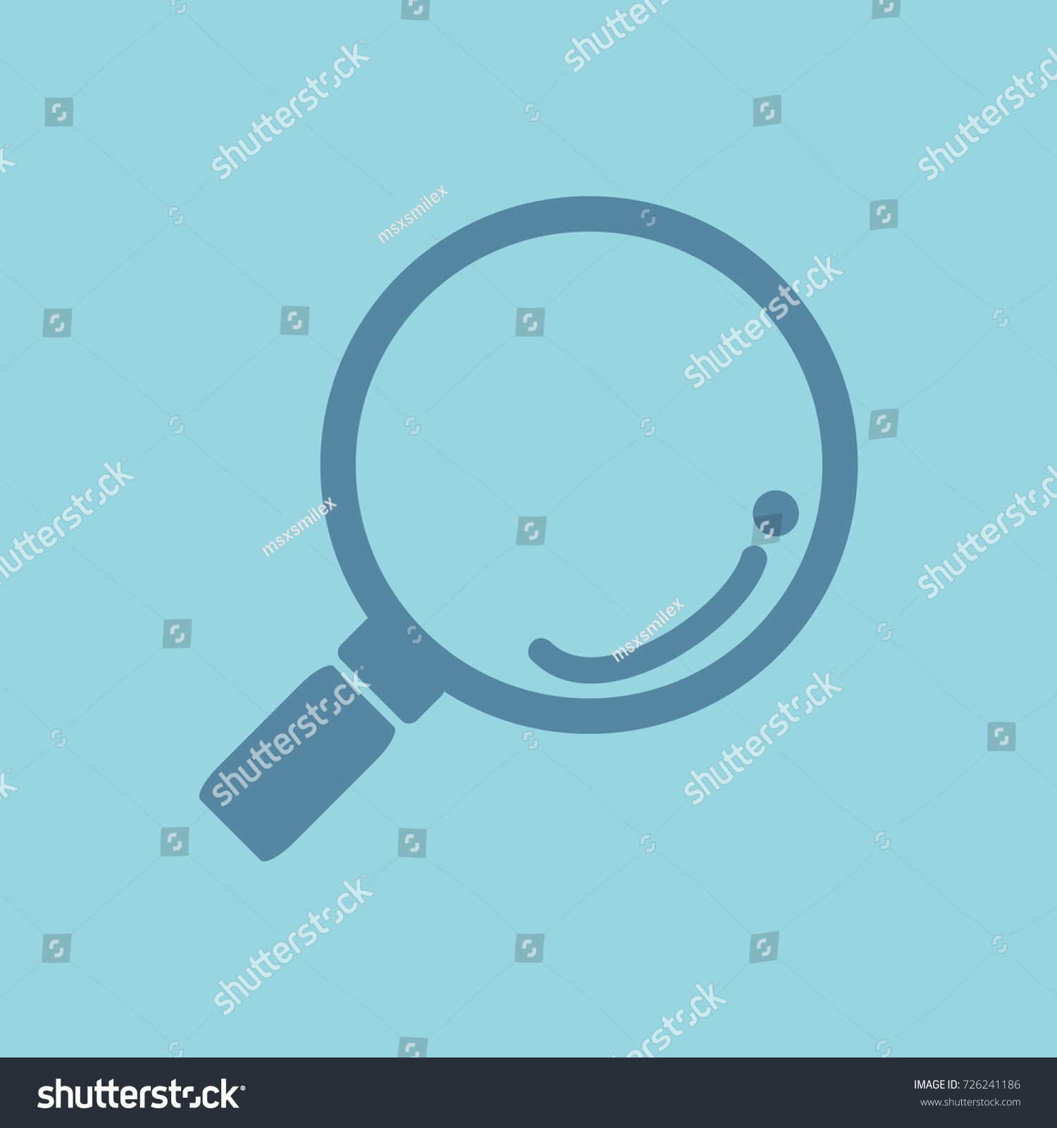 Magnifying Glass Vector Stock Vector (Royalty Free) 726241186 ...