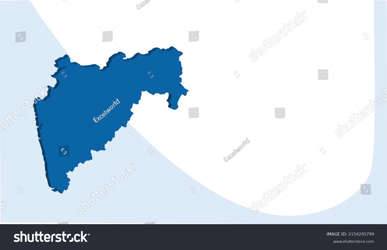 Maharashtra Map Icon Vector Design Stock Vector (Royalty Free ...