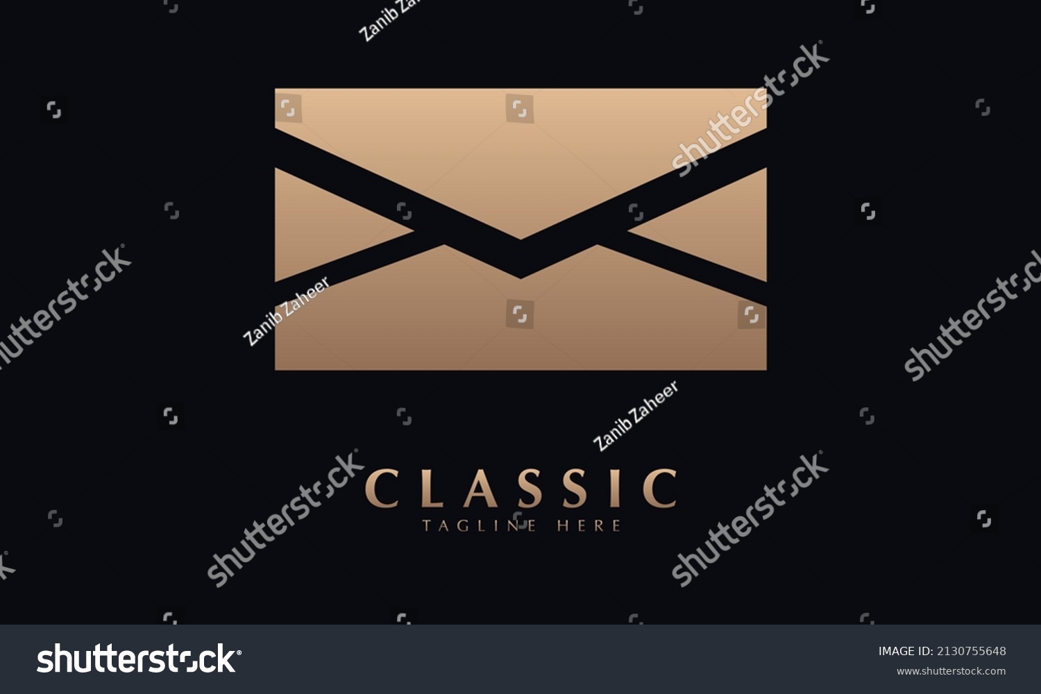 Mail Abstract Monogram Vector Logo Template Stock Vector (Royalty Free ...