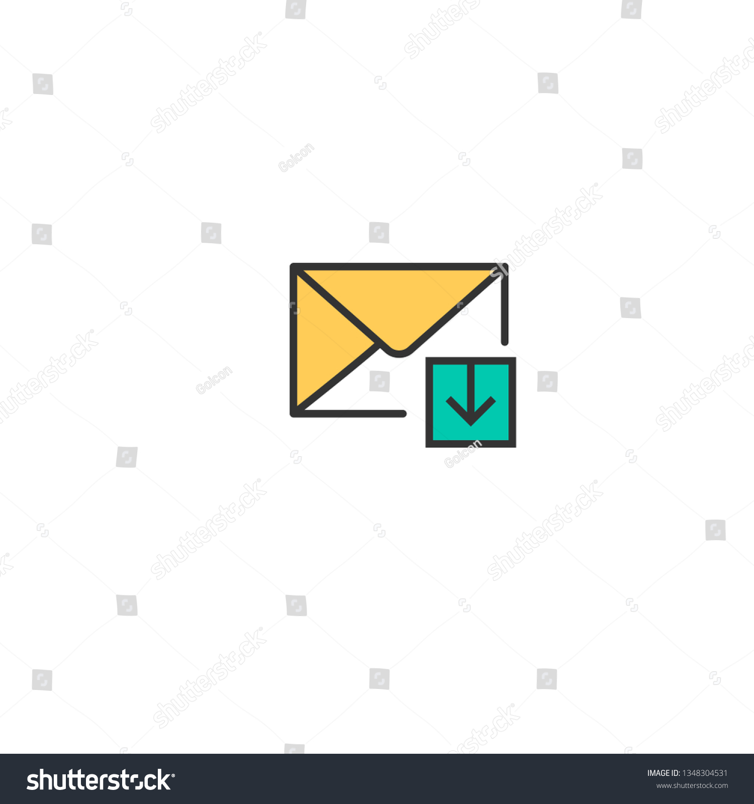 Mail Icon Design Interaction Icon Vector Stock Vector (Royalty Free ...