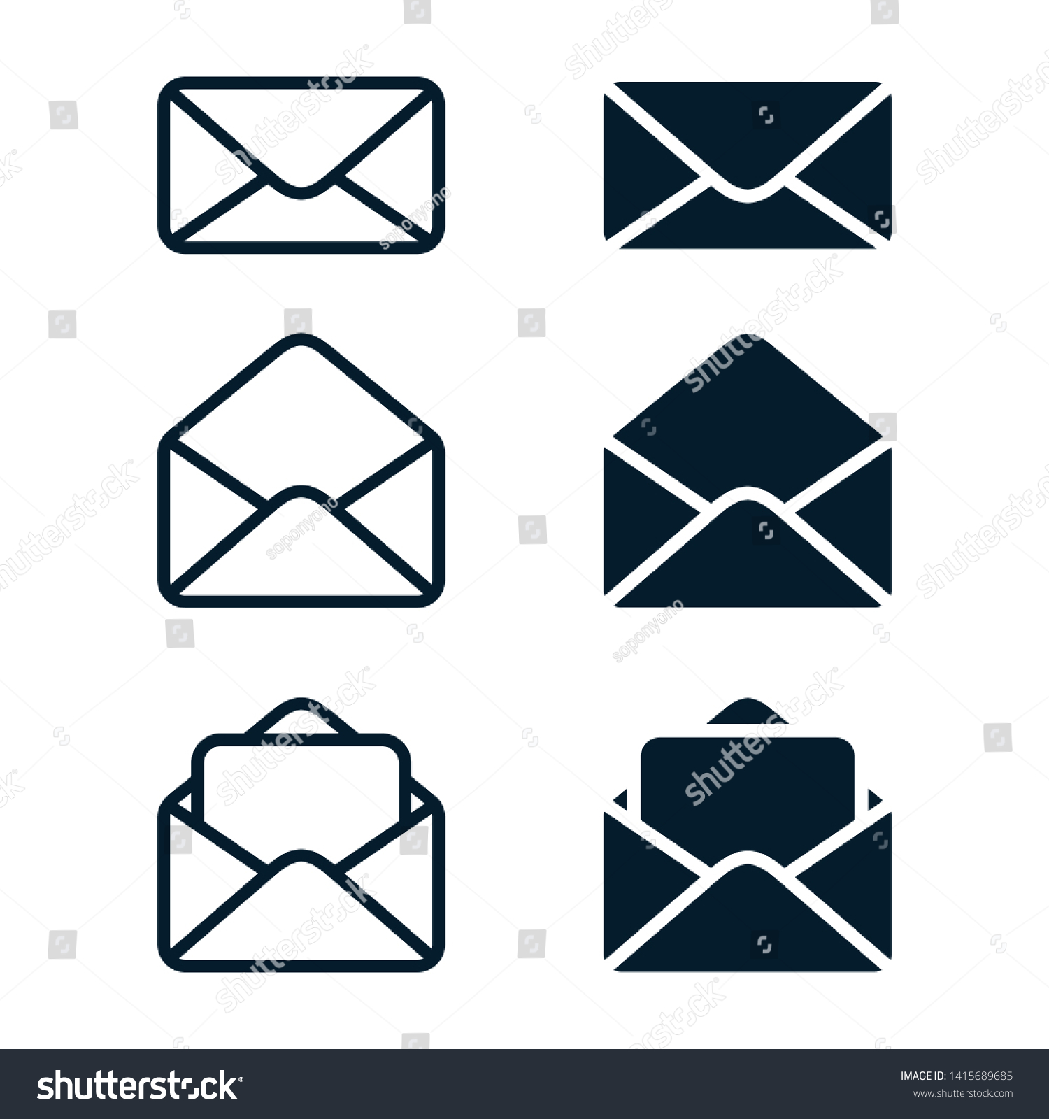 Envelope-icon-art Images, Stock Photos & Vectors | Shutterstock