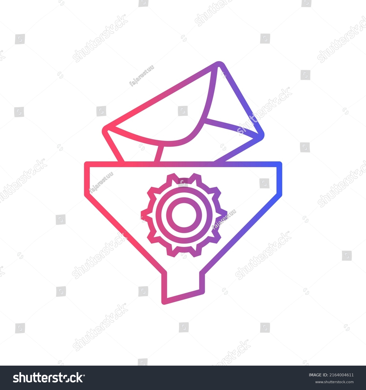 Mail Spam Filter Icon Logo Concept Stock Vector (Royalty Free ...