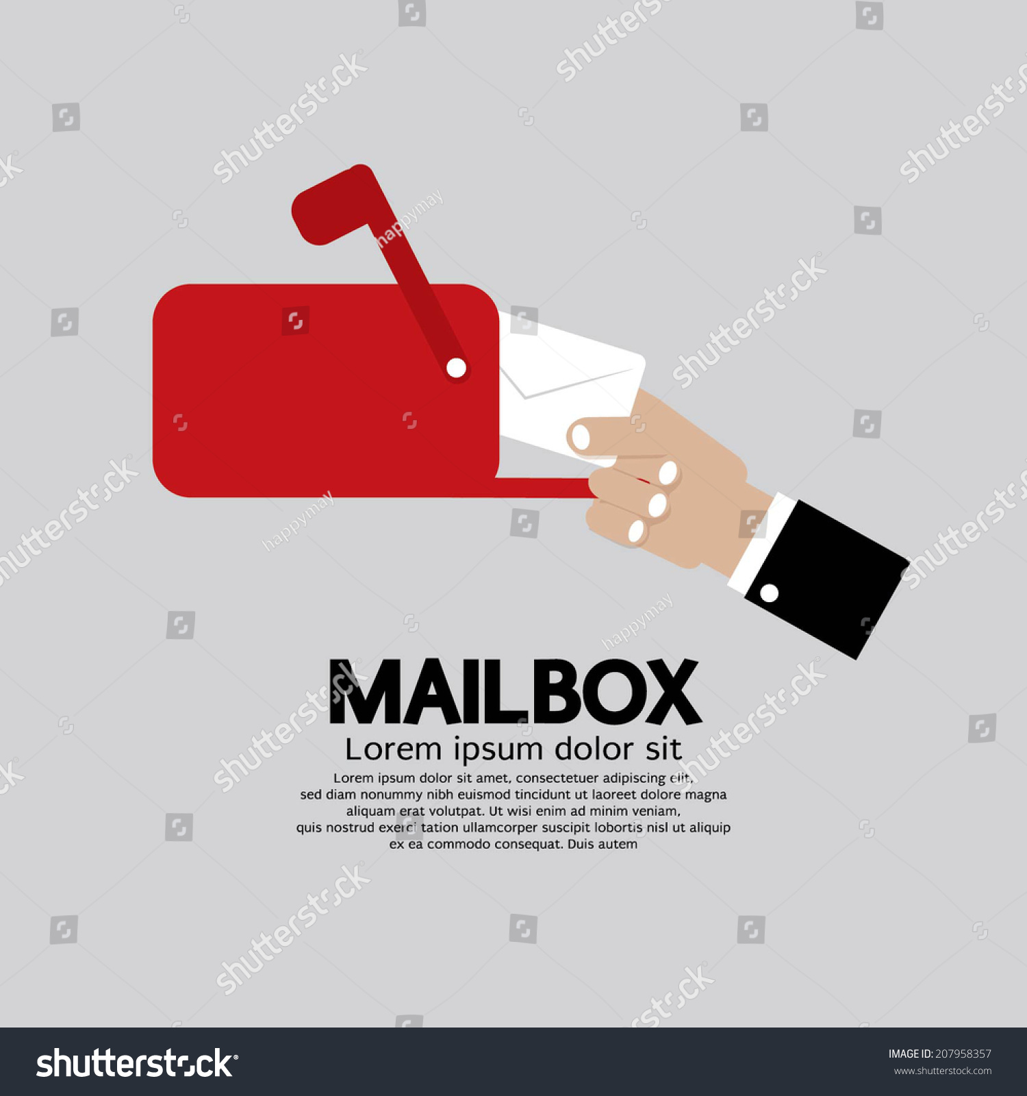 6,720 Hand mailbox Stock Vectors, Images & Vector Art | Shutterstock