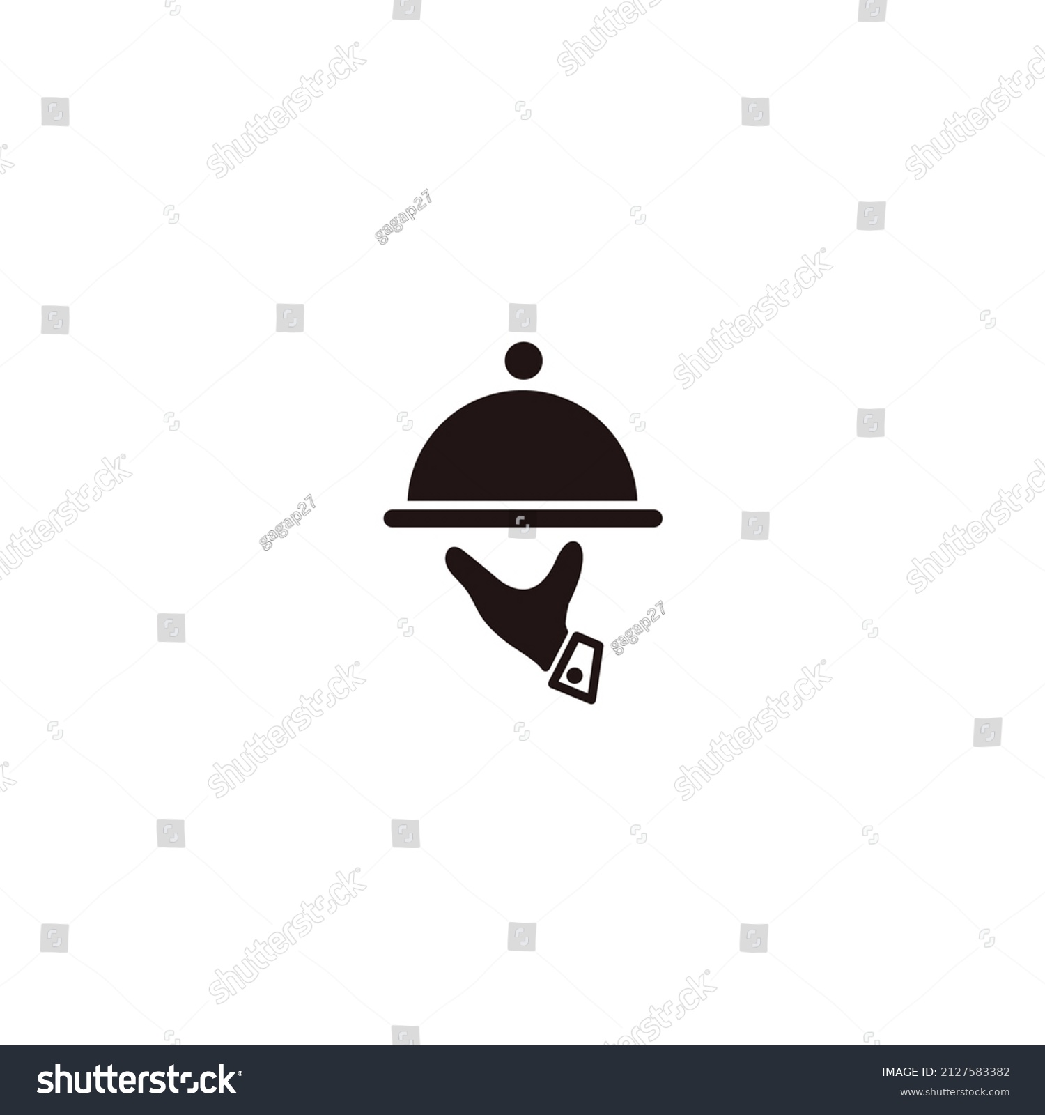 Main Dish Icons Symbol Vector Elements Stock Vector (Royalty Free ...