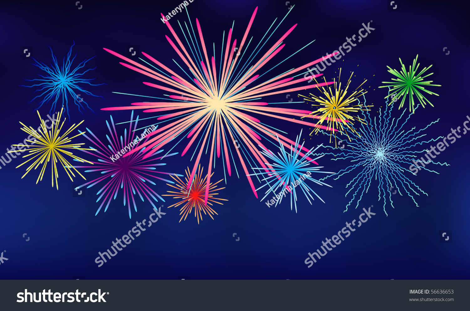 Majestic Firework All Elements Separate Objects Stock Vector (Royalty ... Majestic Firework All Elements Separate Objects Stock Vector (Royalty ...