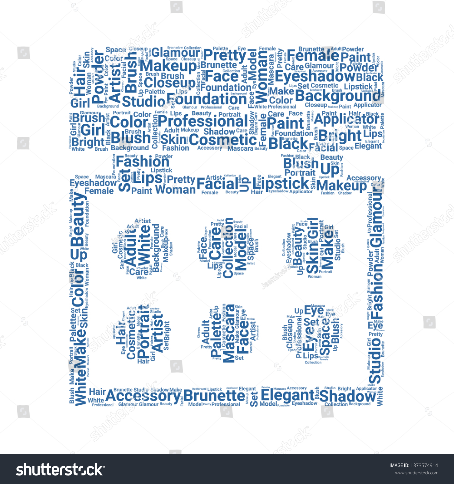 Makeup Word Cloud Tag Cloud About Stock Vector (Royalty Free ...