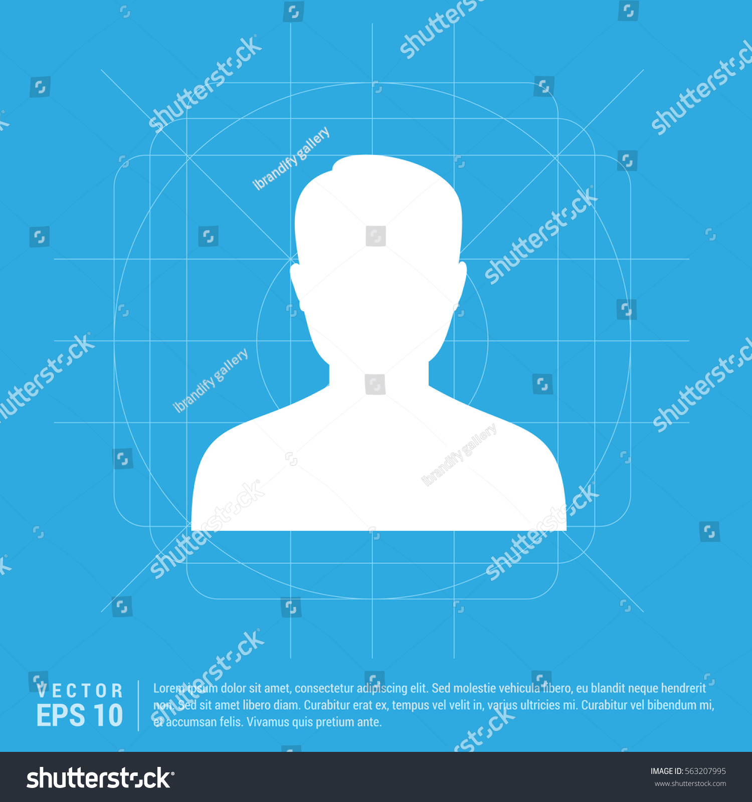 Male User Icon Stock Vector (Royalty Free) 563207995 | Shutterstock