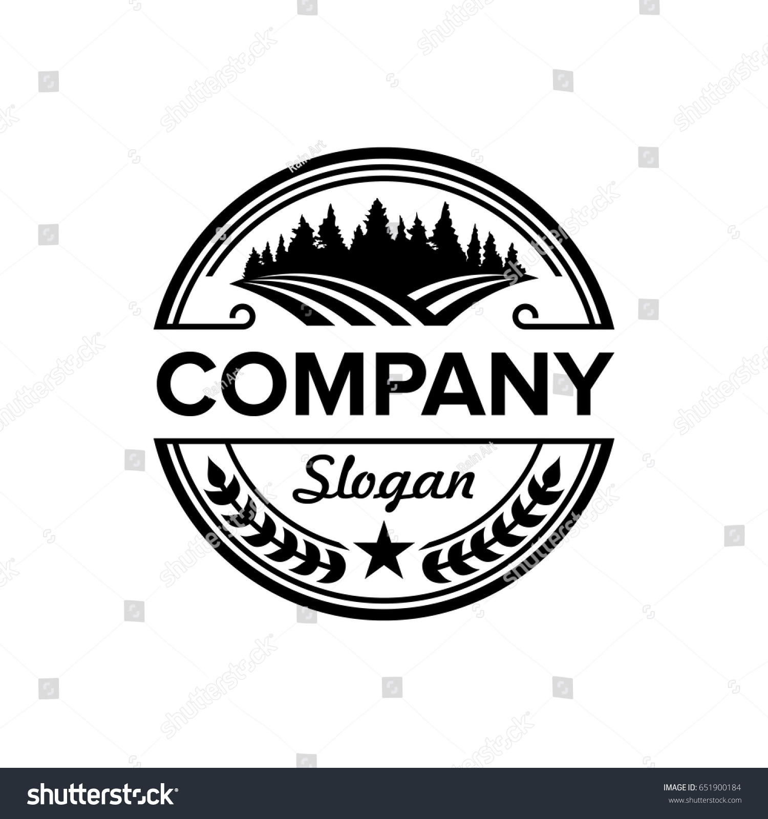 Malt Company Logo Vector Stock Vector (Royalty Free) 651900184 ...