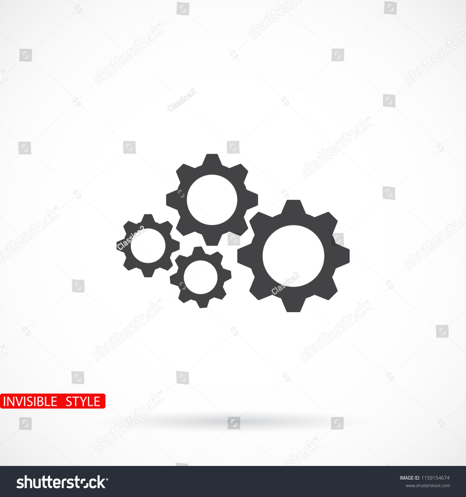 Man Cog Vector Icon Stock Vector (Royalty Free) 1159154674 | Shutterstock