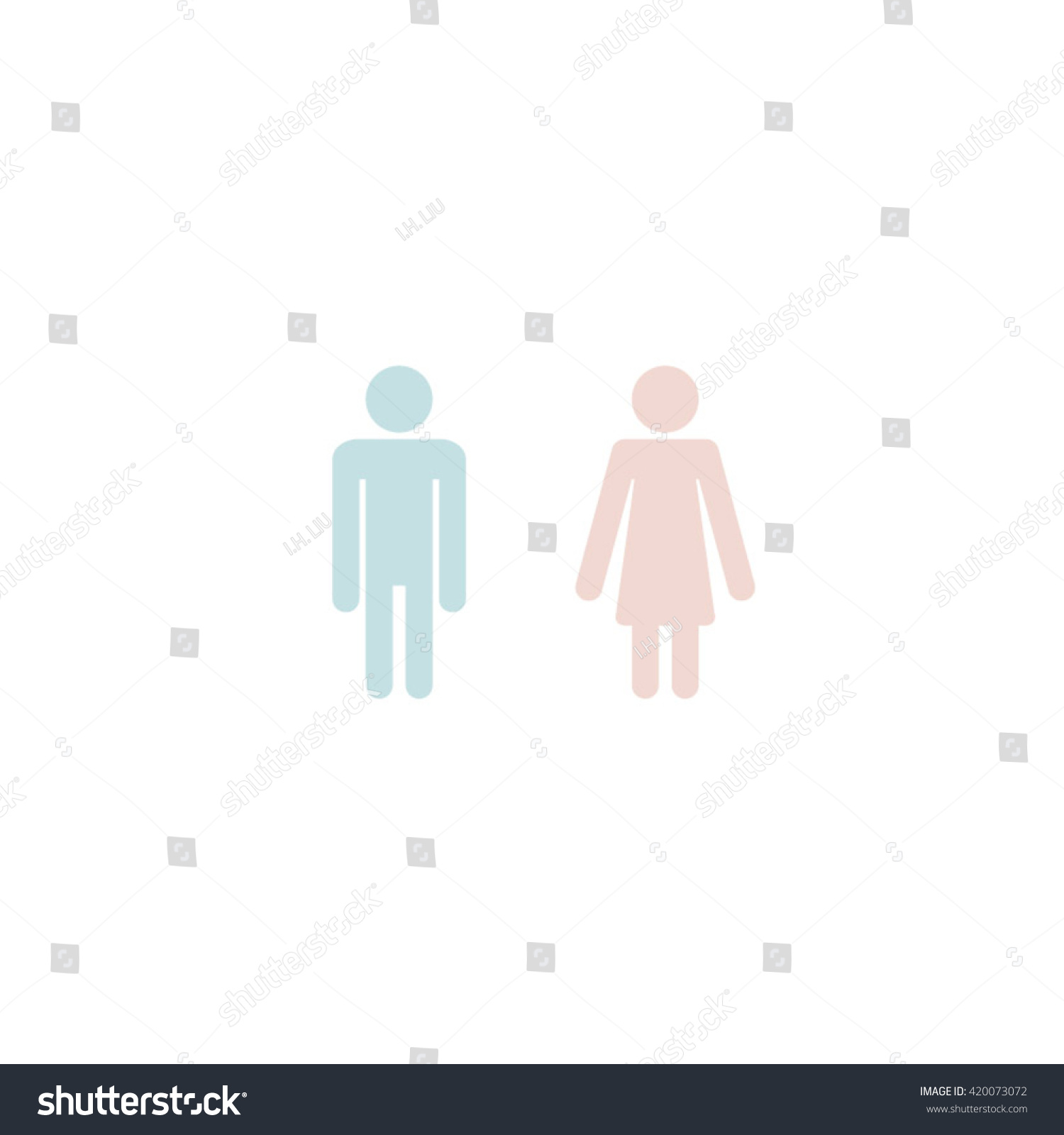 Man Womanvector Illustrator Stock Vector (Royalty Free) 420073072 ...