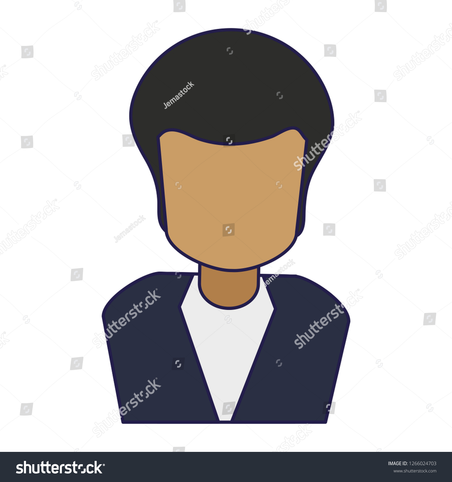 Man Avatar Profile Stock Vector (Royalty Free) 1266024703 | Shutterstock