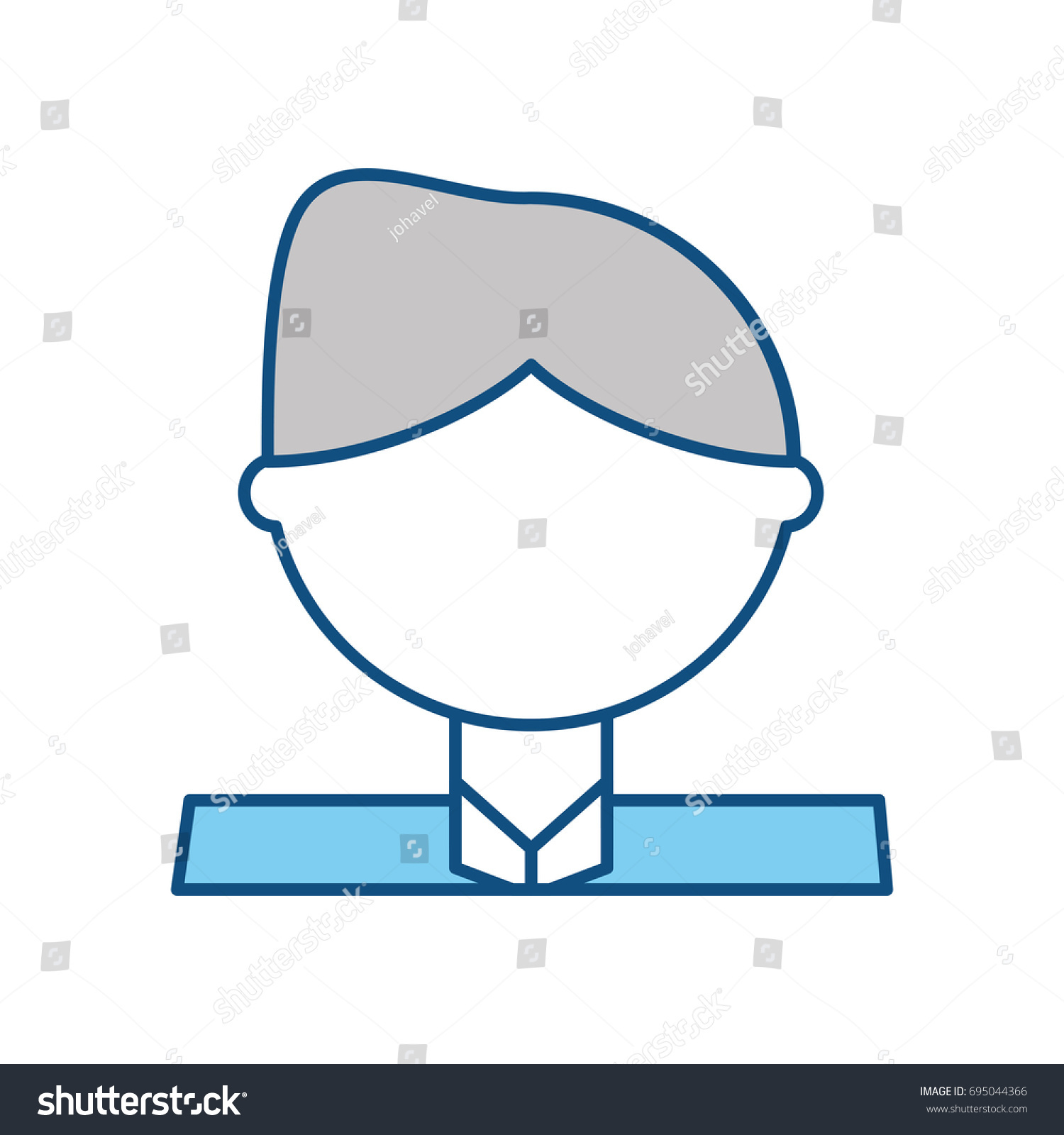 Man Cartoon Profile Stock Vector (Royalty Free) 695044366 | Shutterstock