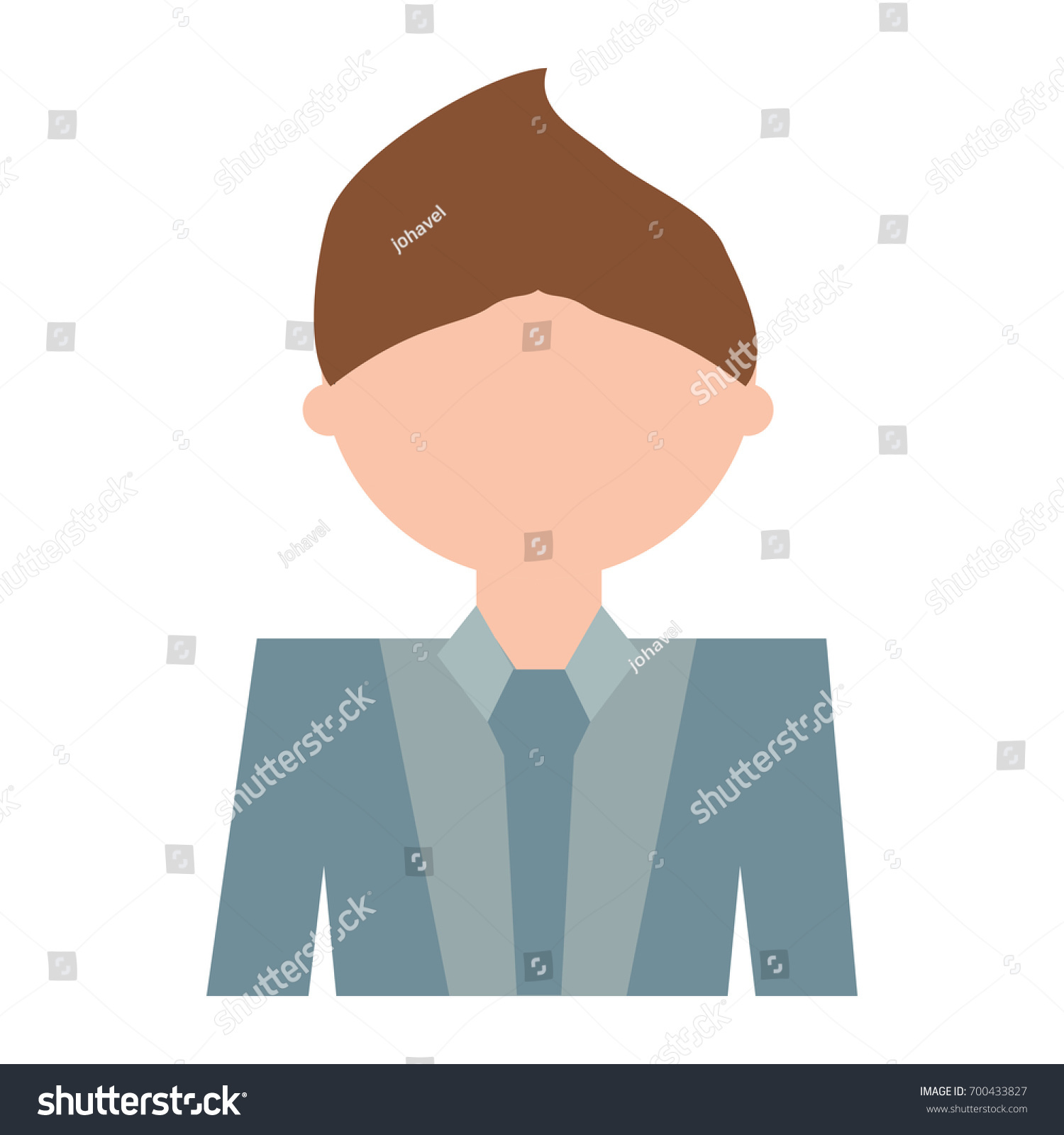 Man Cartoon Profile Stock Vector (Royalty Free) 700433827 | Shutterstock