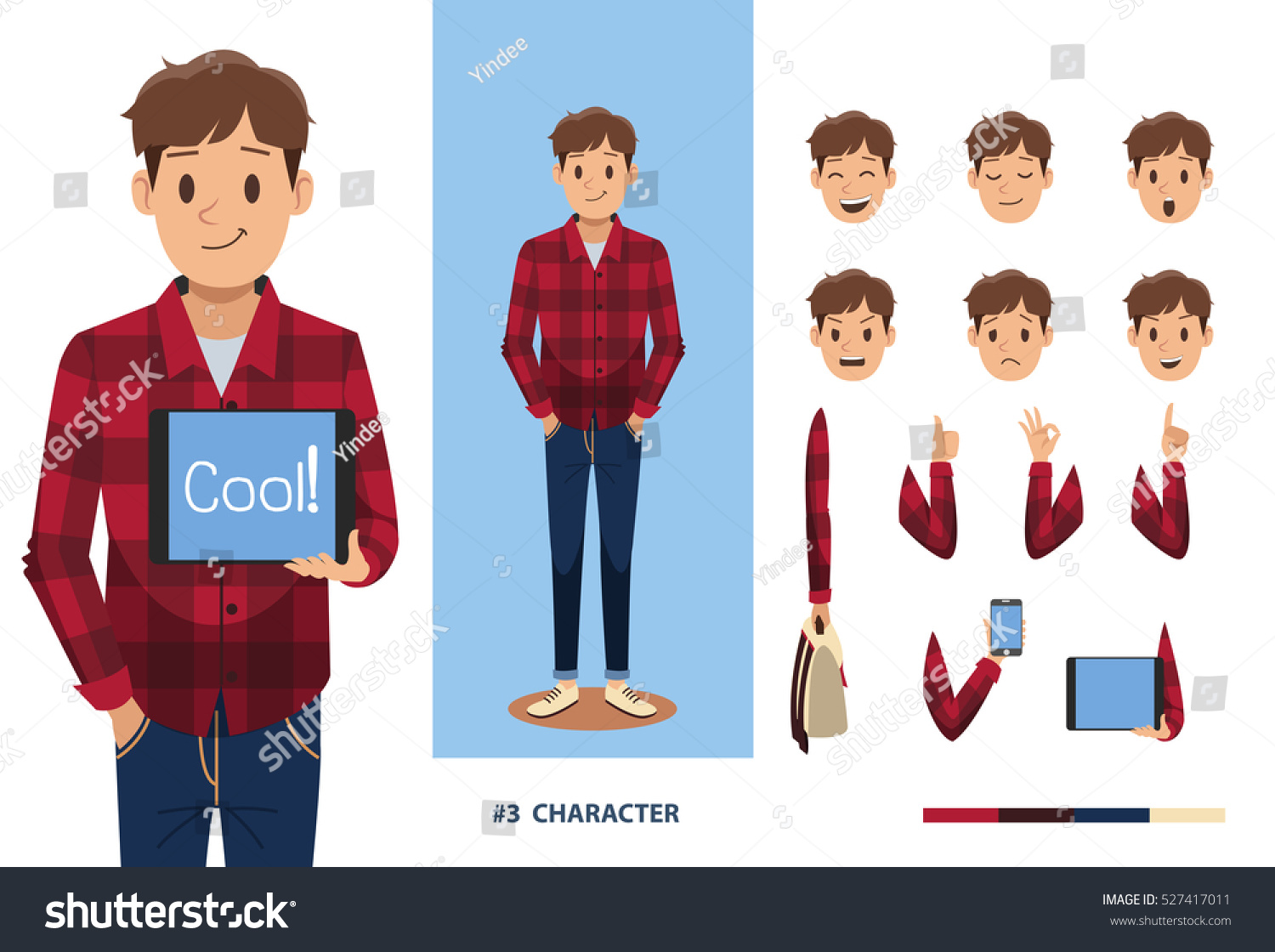 Vektor Stok Desain karakter pria No 2 (Tanpa Royalti) 527417011 ...