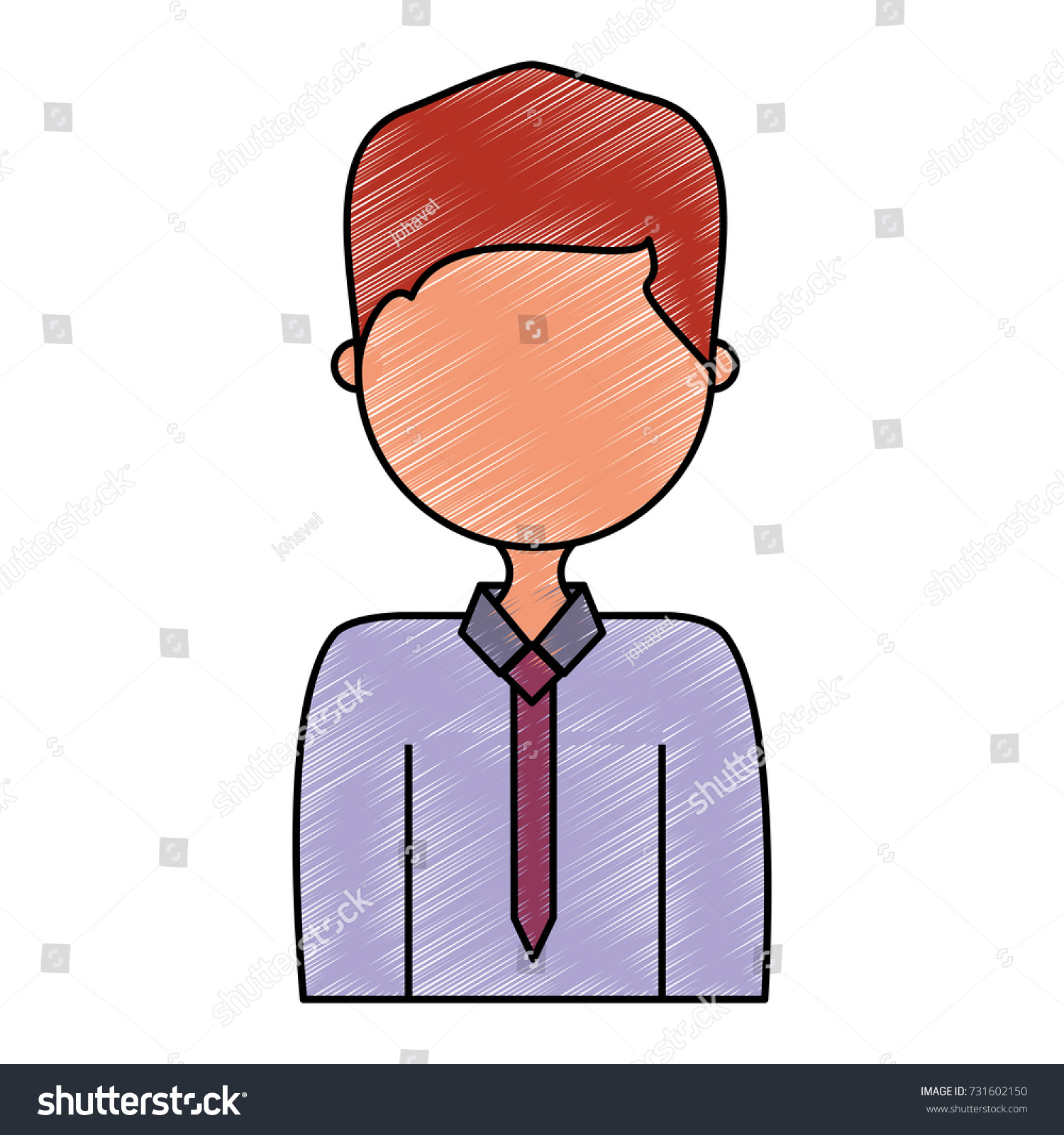 Man Doodle Vector Illustration Stock Vector (Royalty Free) 731602150 ...