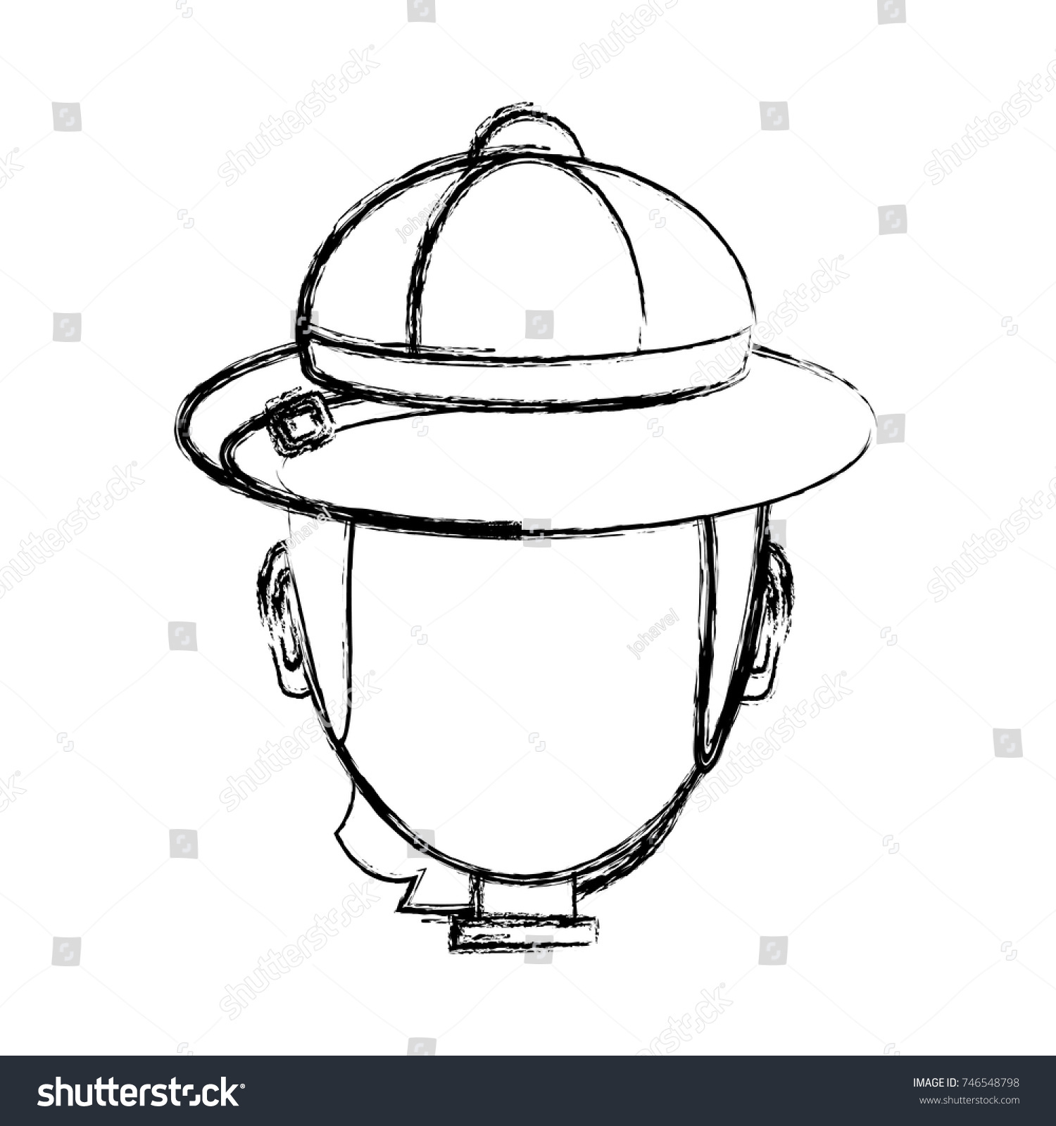 Man Face Vector Illustration Stock Vector (Royalty Free) 746548798 ...
