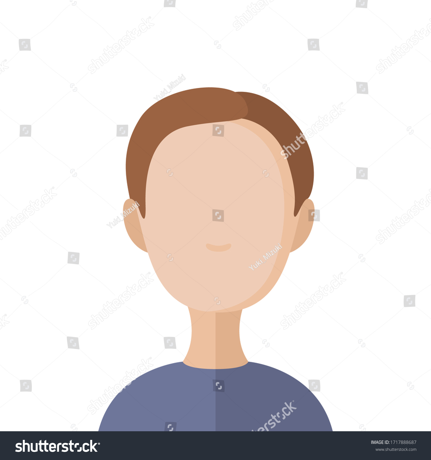 Man Flat Illustration Man Icon Vector Stock Vector (Royalty Free ...