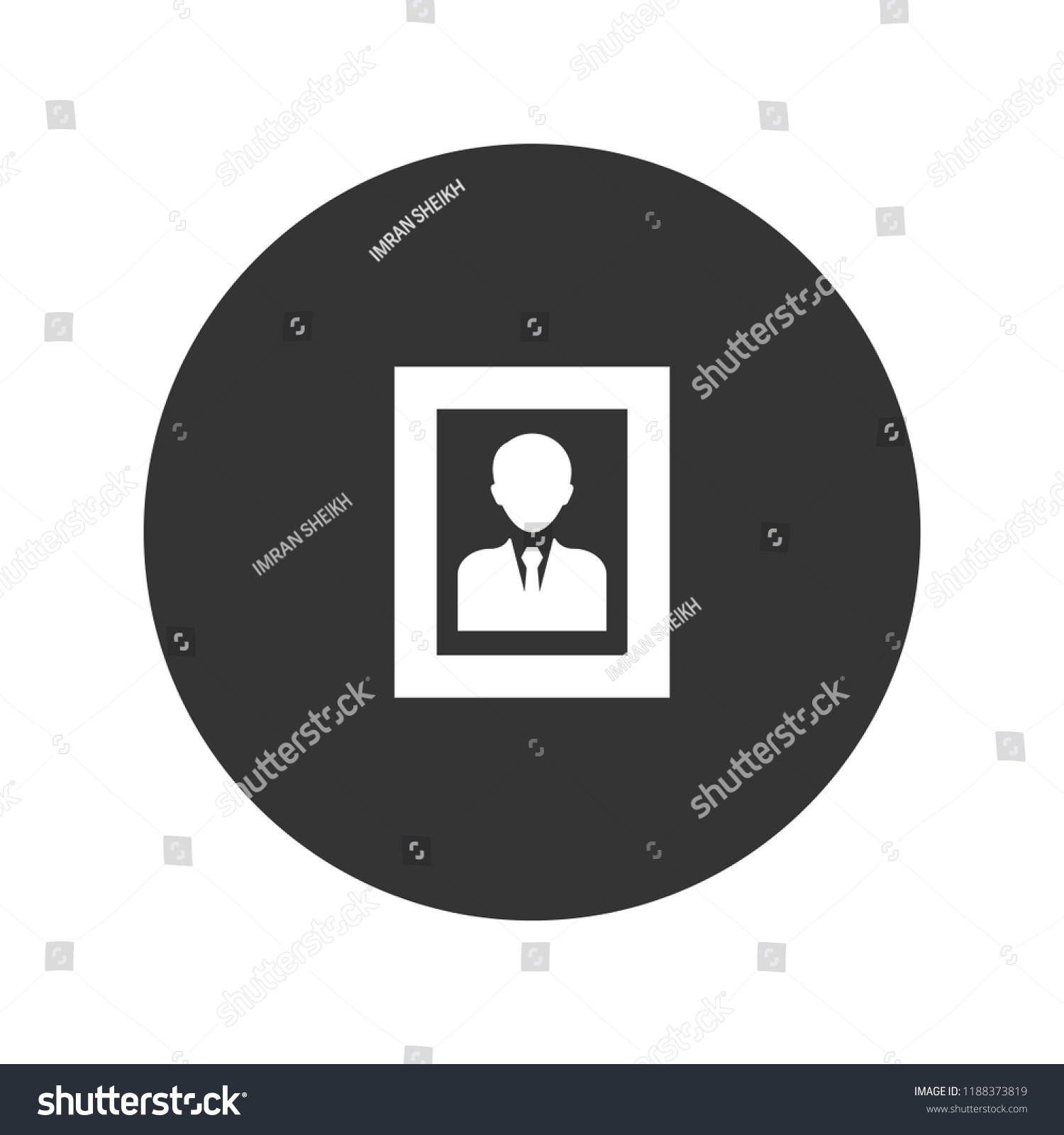 Man Frame Icon Stock Vector (Royalty Free) 1188373819 | Shutterstock