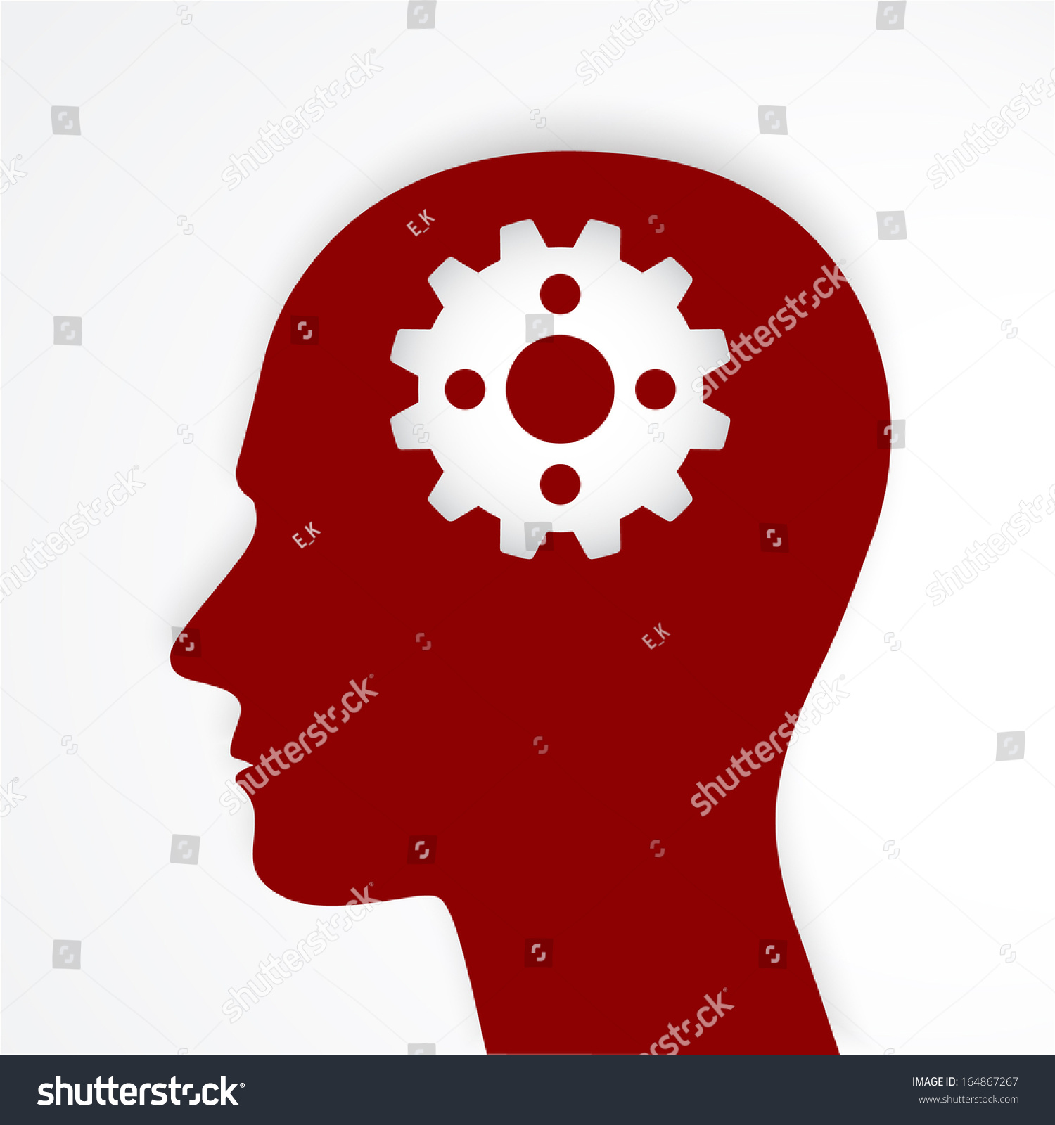 2,200 Man thinking side face Stock Illustrations, Images & Vectors ...